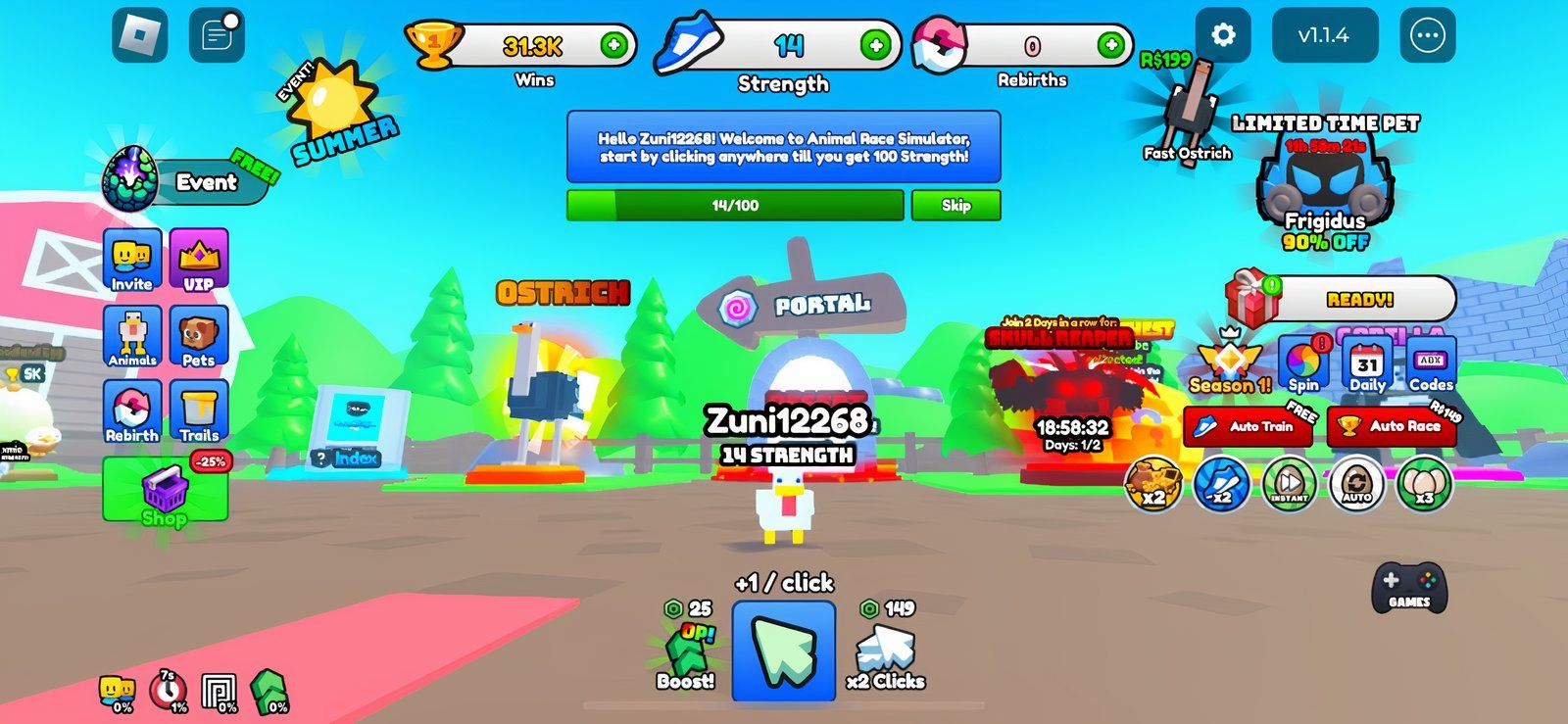 Animal Race Codes - Roblox