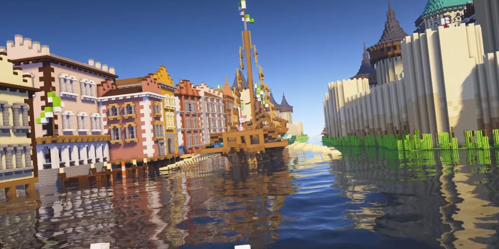 Minecraft Water Castle