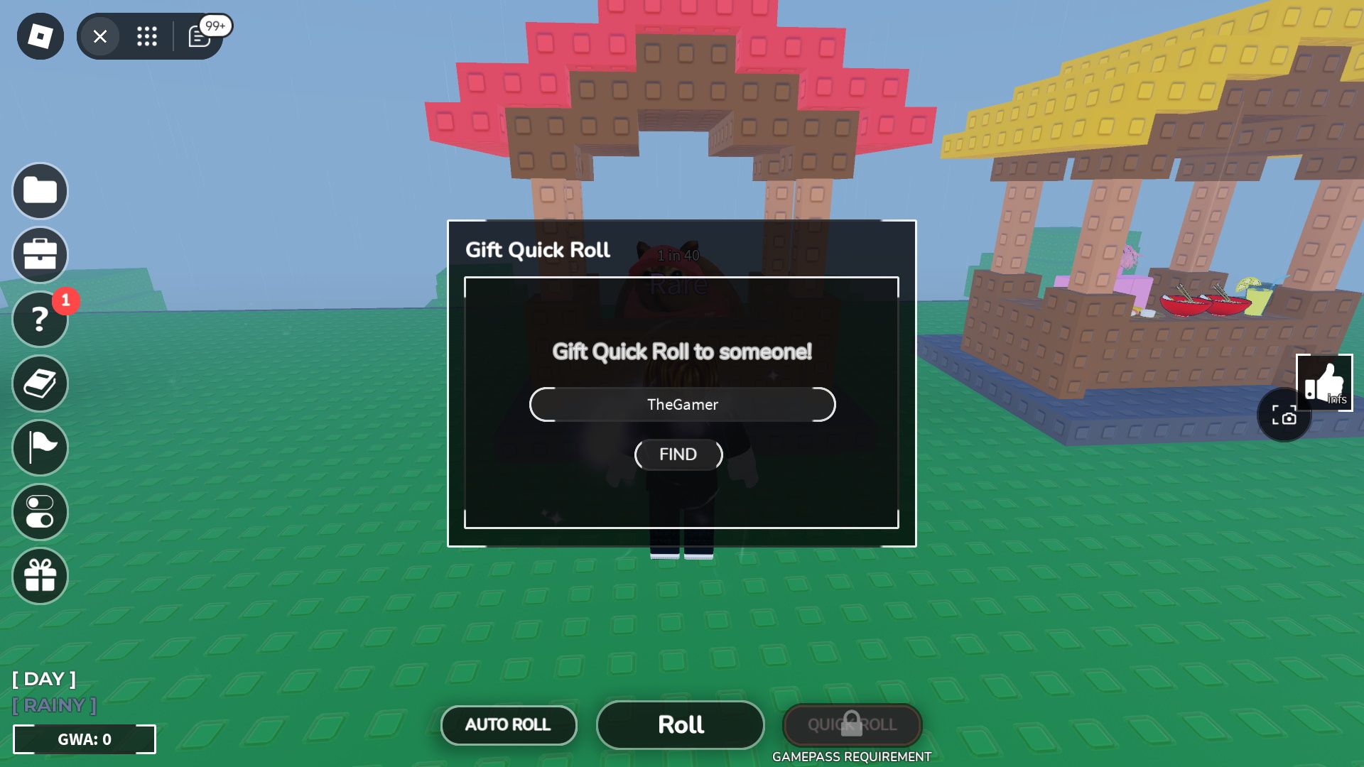 Hade's RNG Codes - Roblox
