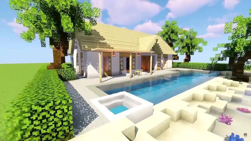 Minecraft Beach House Resort How To Build A Beach House | Minecraft