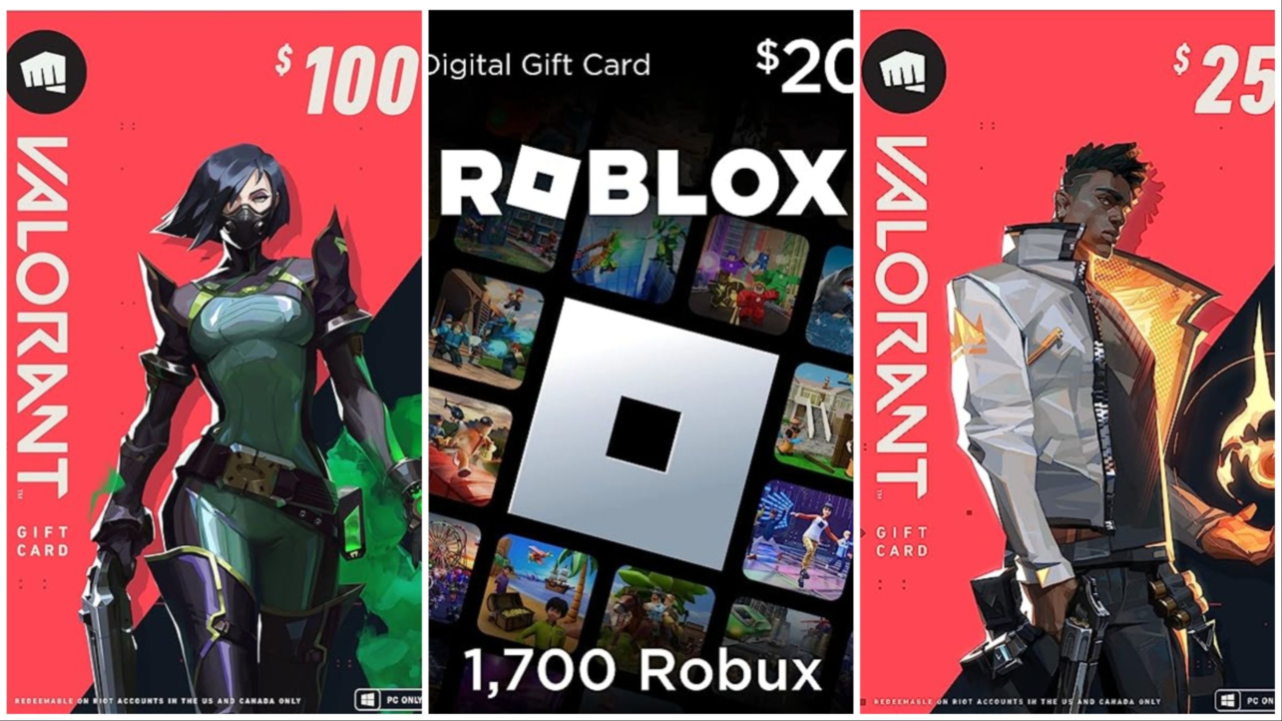 Save 20% On Roblox And Valorant Gift Cards During Prime Day