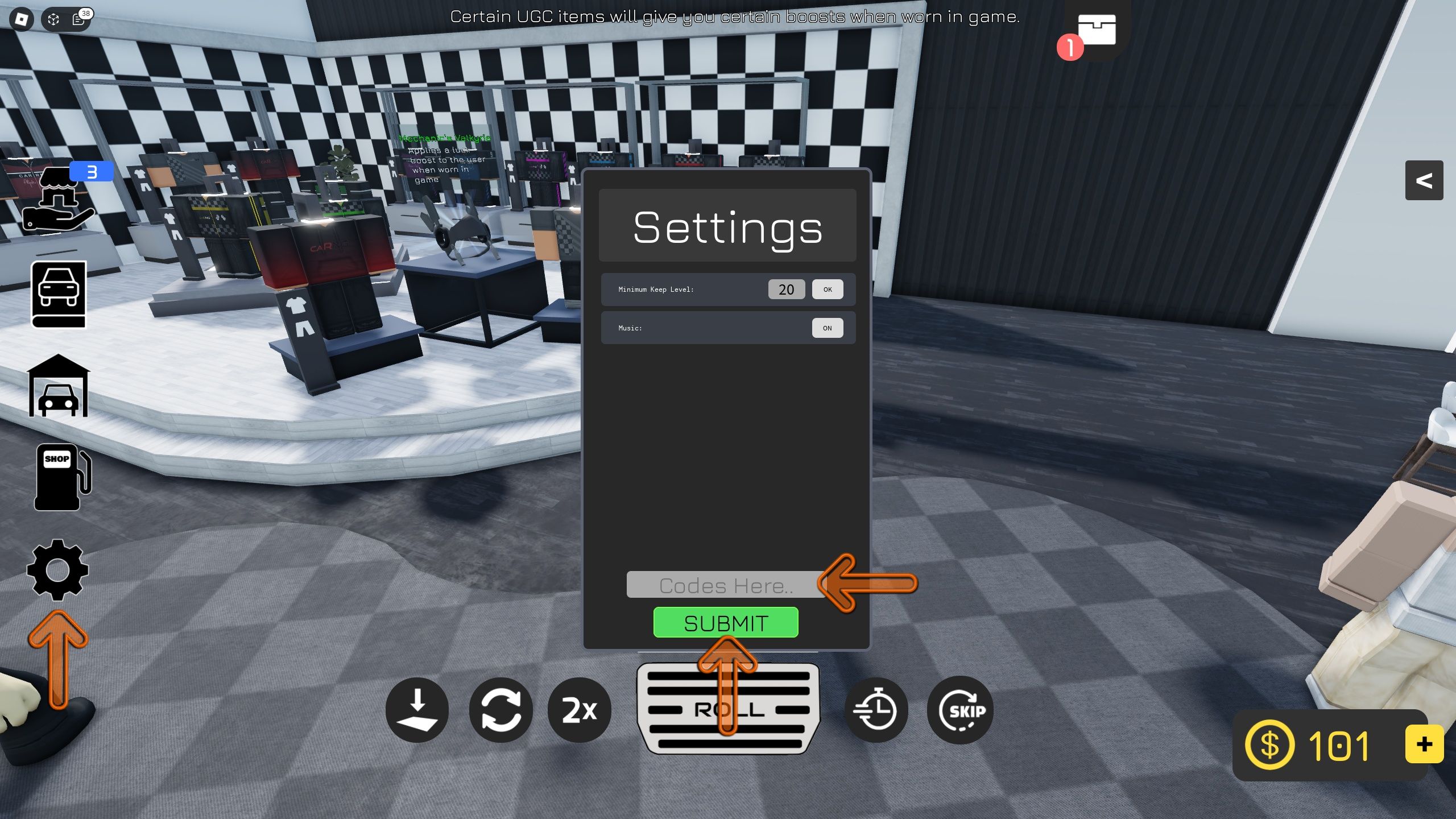 Car RNG Codes - Roblox