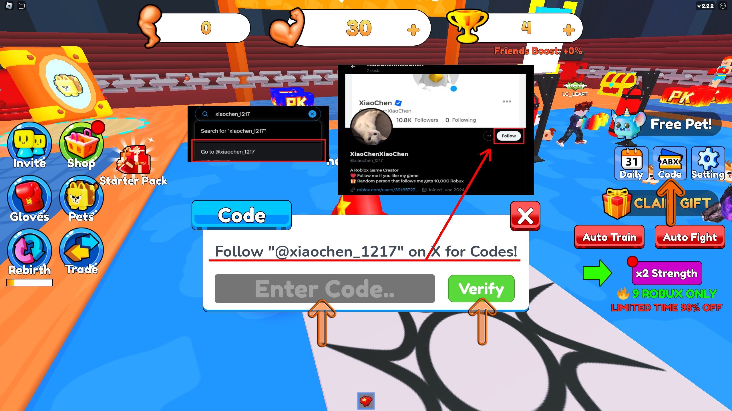 Boxing Clicker Simulator Codes - Roblox