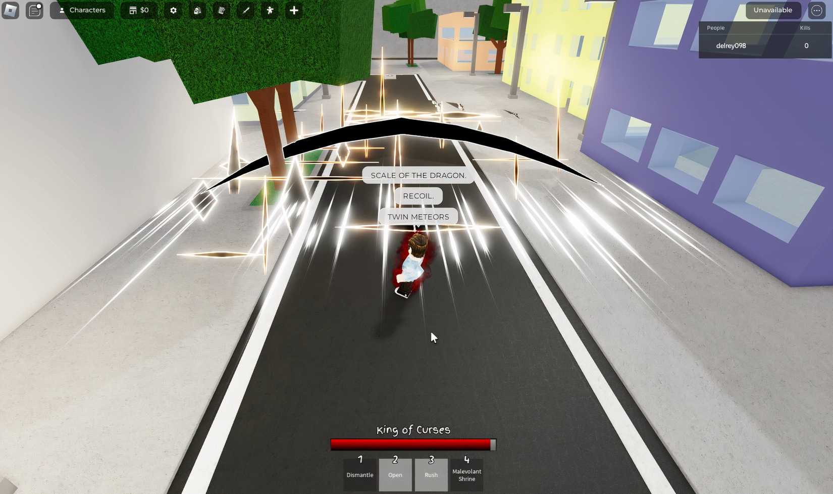 How To Use World Slash In Roblox Jujutsu Shenanigans