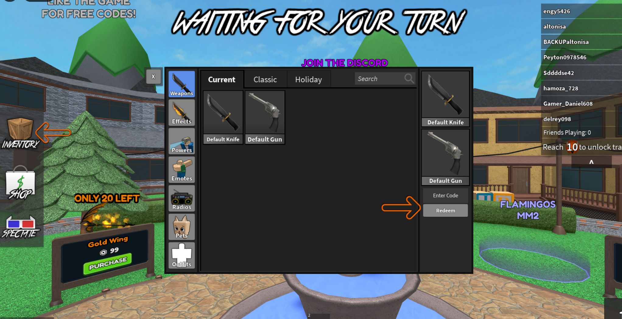 Chillz's Murder Mystery 2 Codes - Roblox