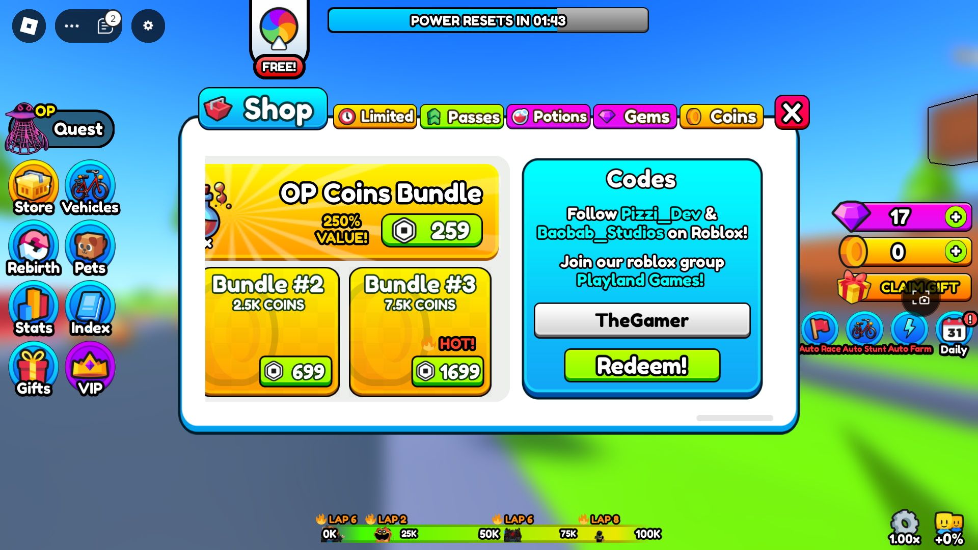 Stunt Simulator Codes - Roblox