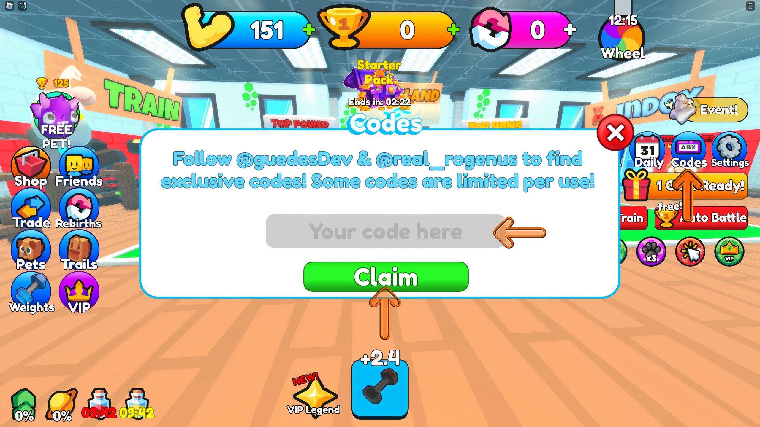 Sixpack Simulator Codes - Roblox