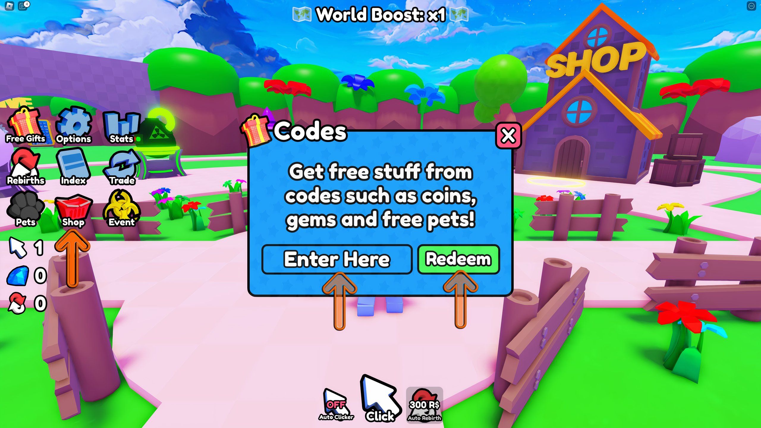 Ethereal Clicker Codes - Roblox