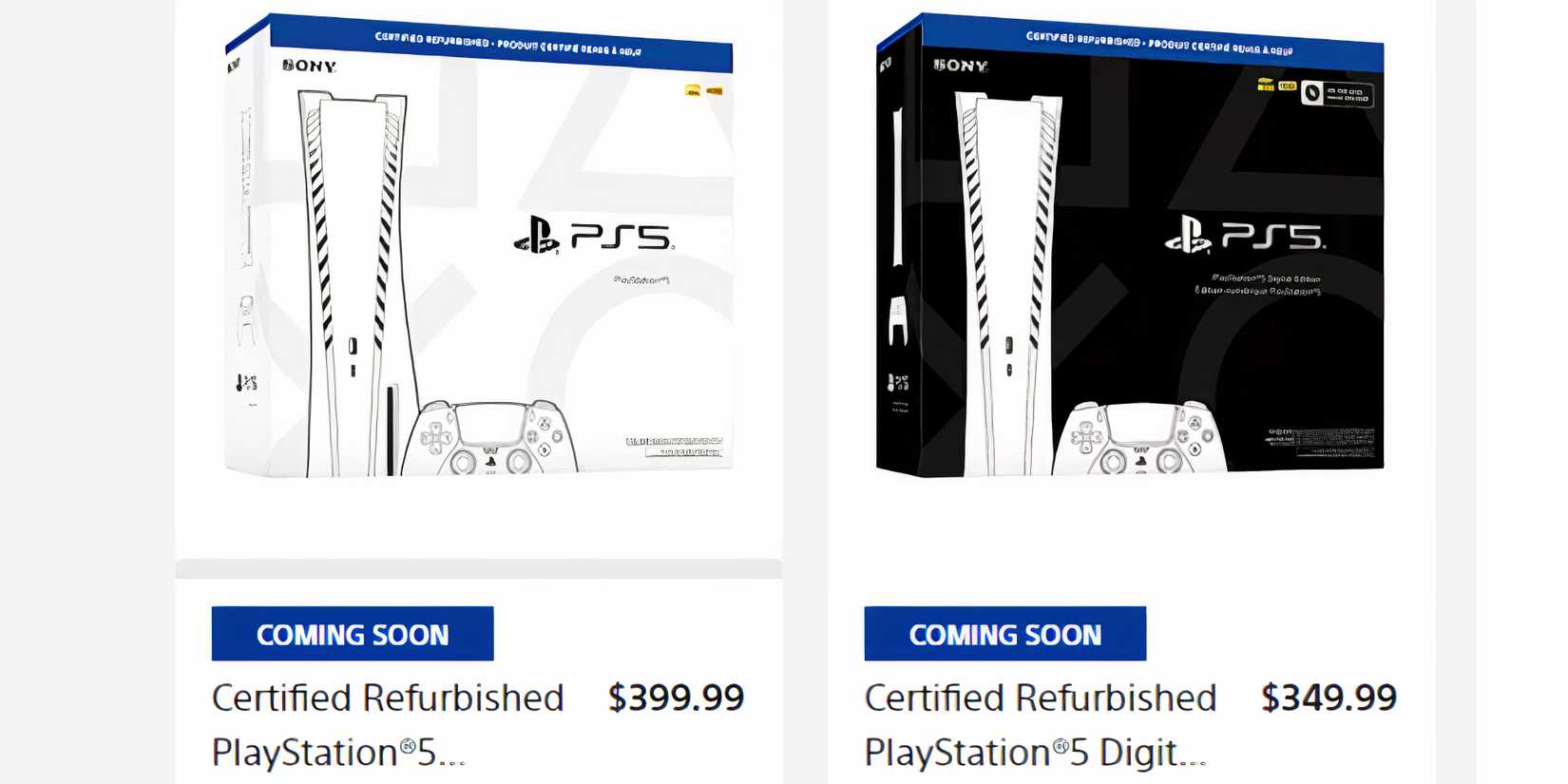 PlayStation Lists Refurbished PS5s For Half The Price Of A PS5 Pro