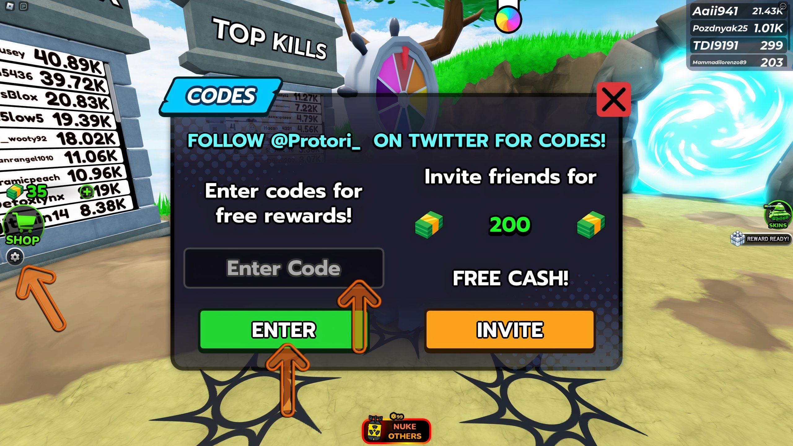 Be A Tank Codes - Roblox