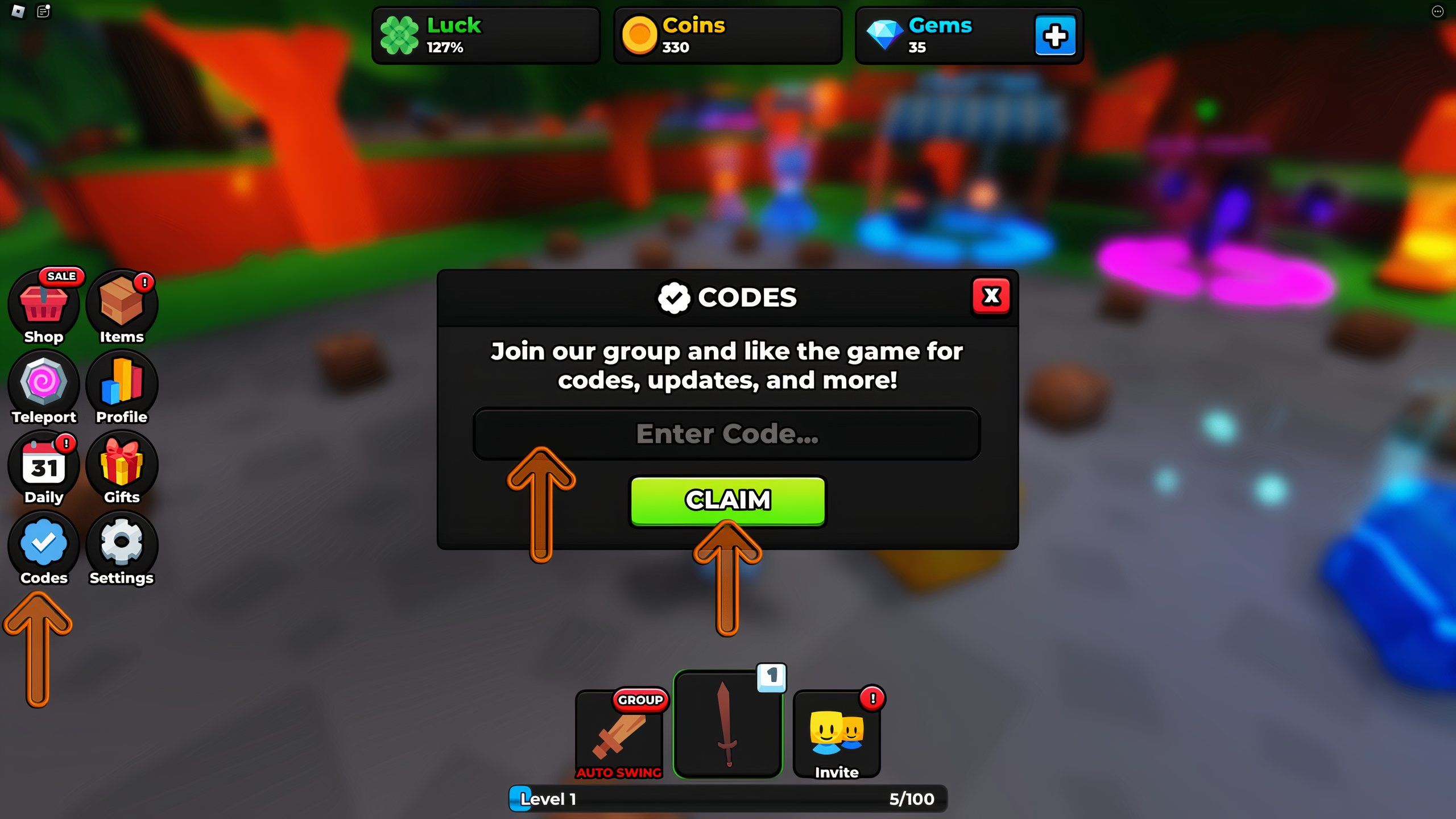 RNG Odyssey Codes - Roblox