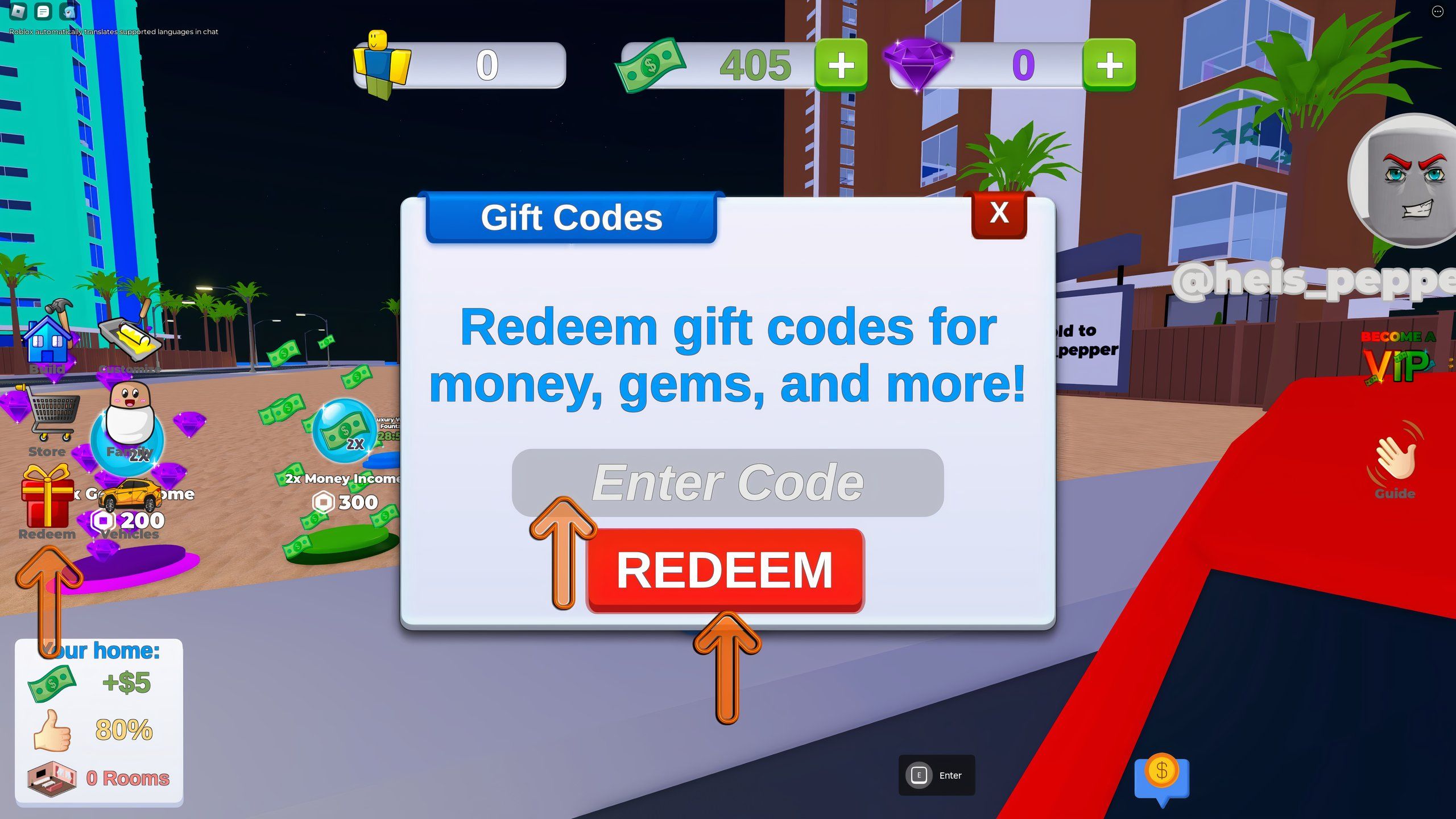 Family House Tycoon Codes - Roblox