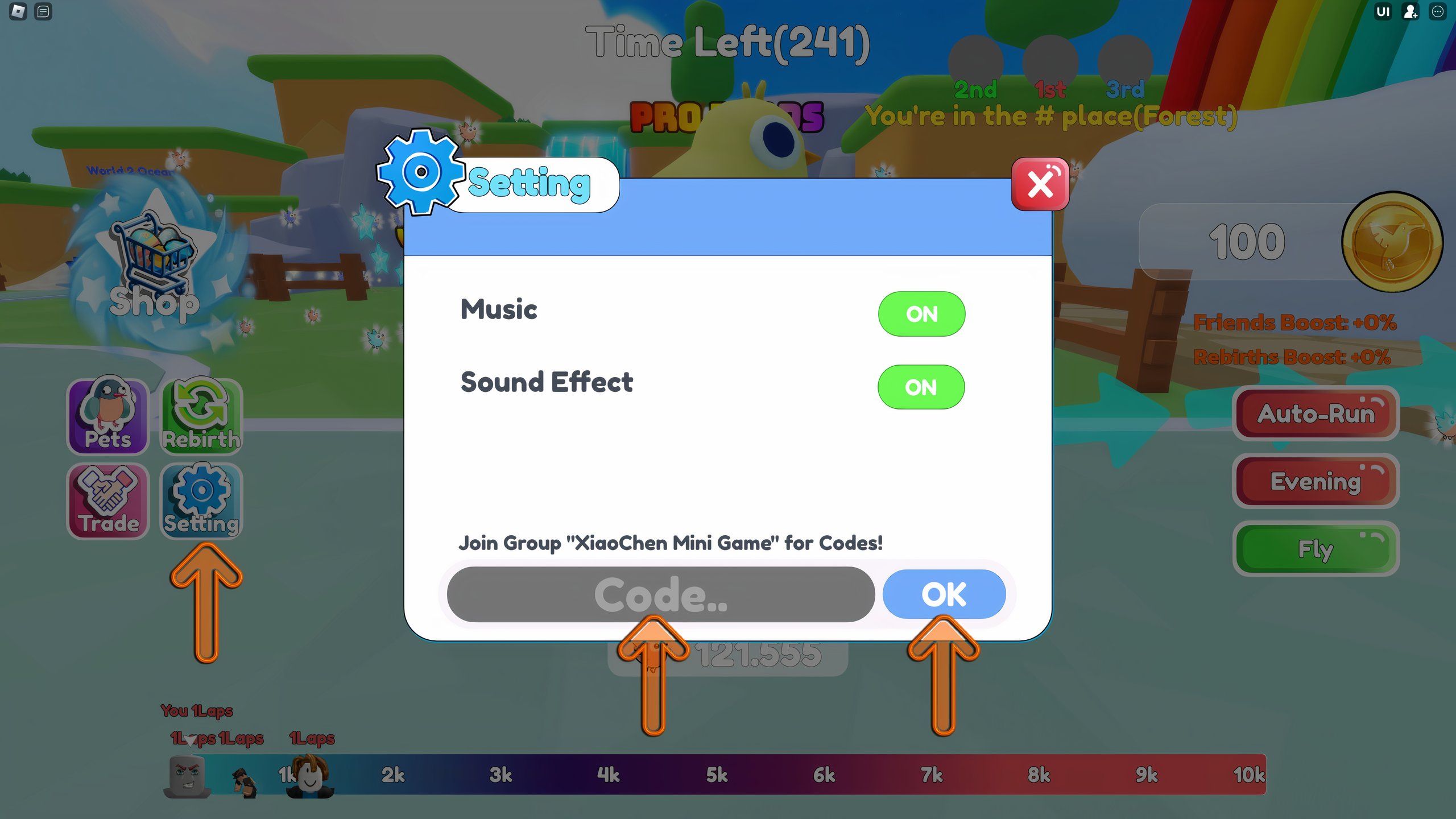 Flappy Bird Race Codes - Roblox