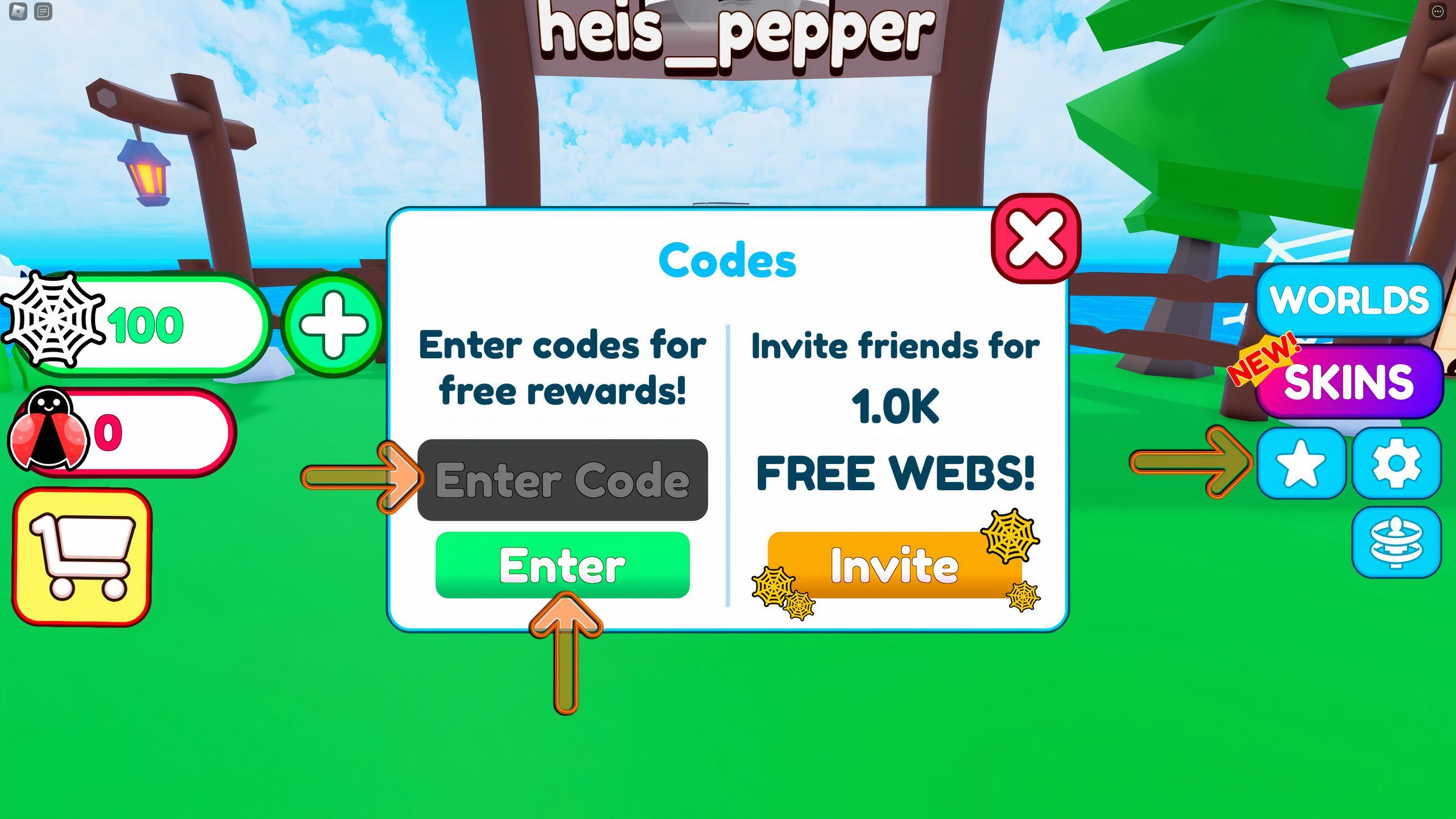 Roblox：成为蜘蛛大亨代码 - Recmg.com