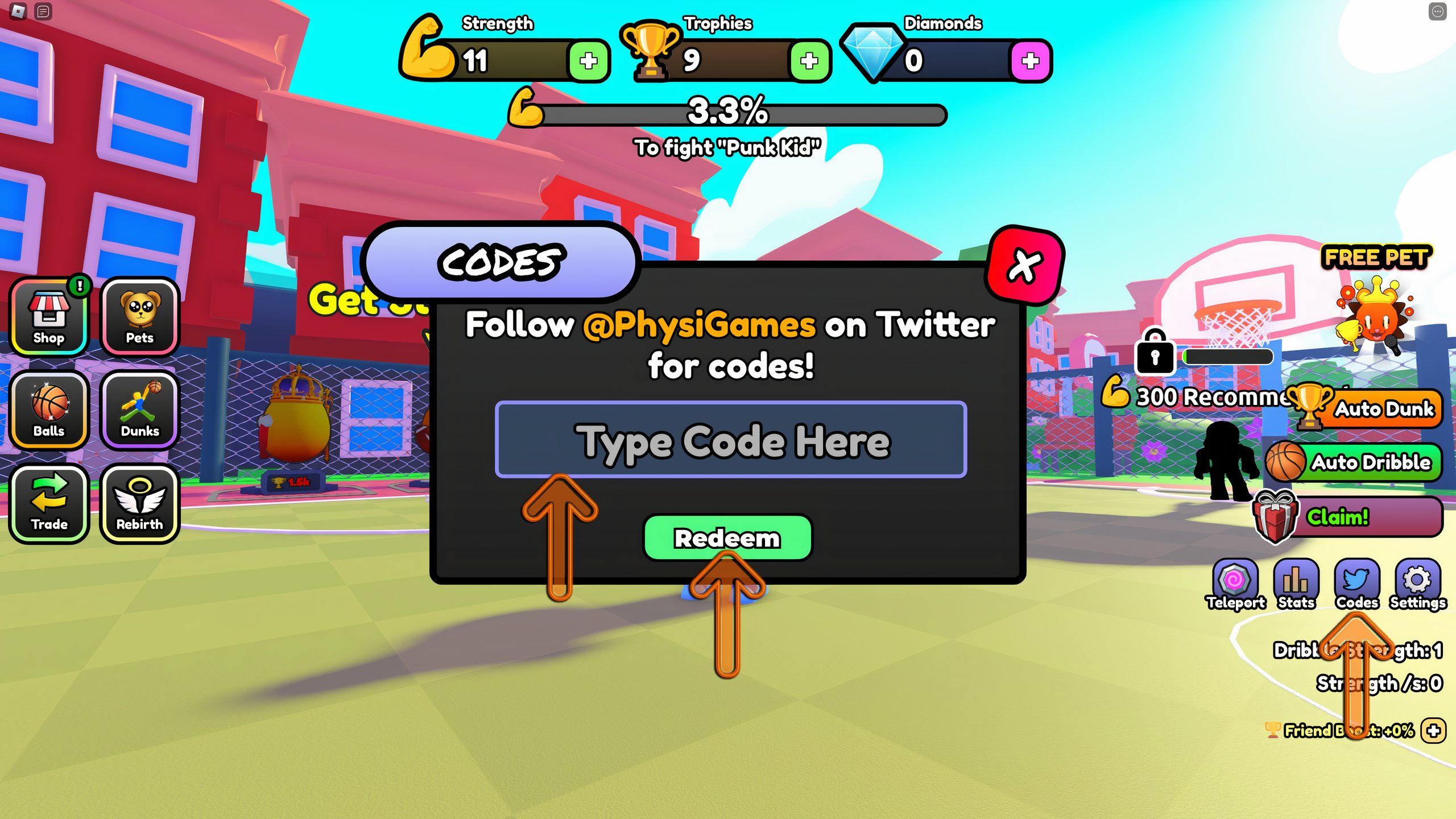 Dunk Battles Codes - Roblox