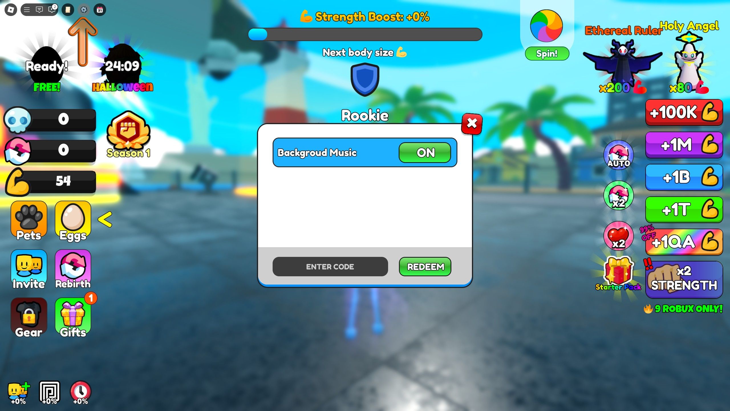 Lifting Legends Simulator Codes - Roblox