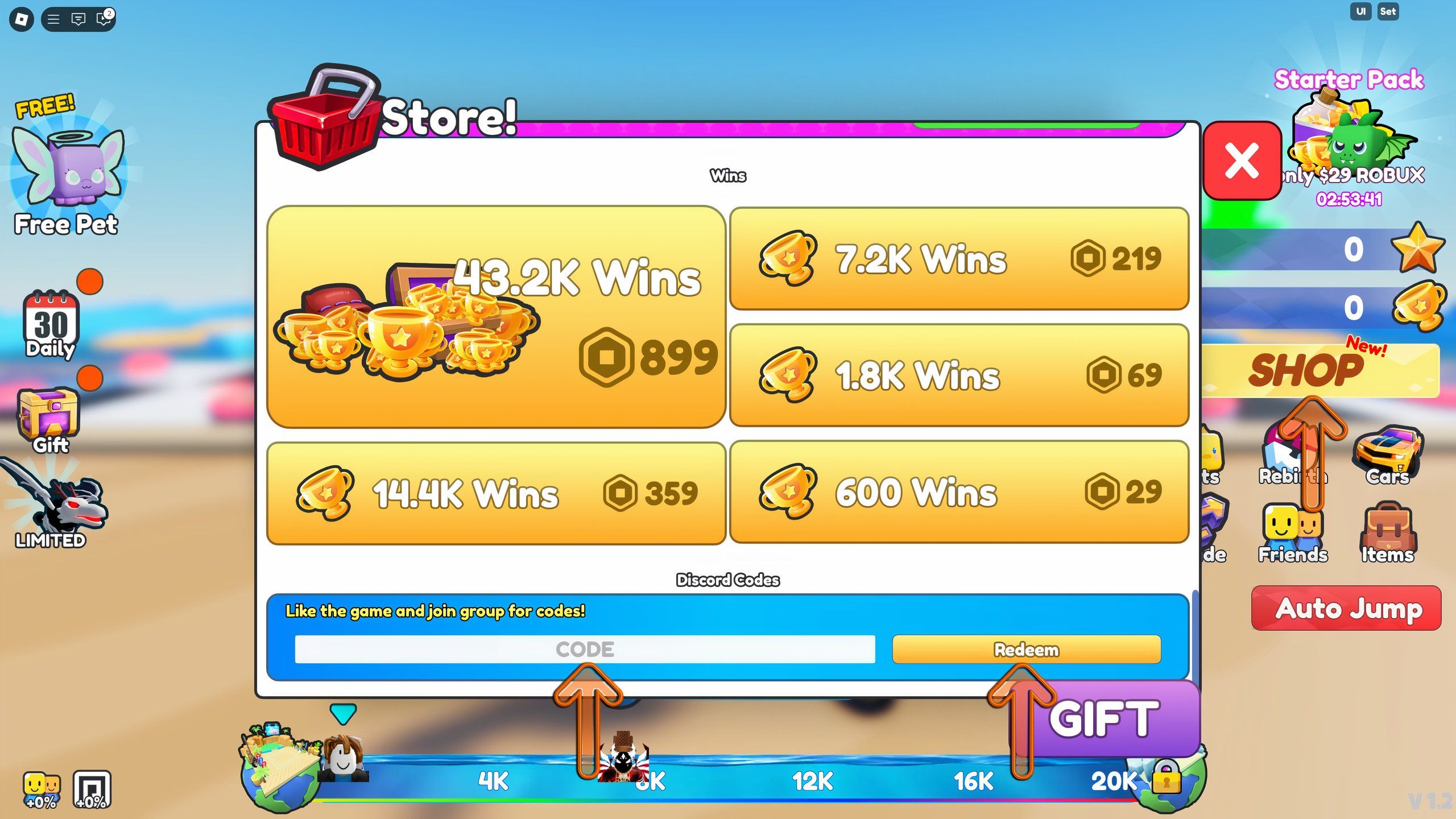 Car Ramp Jump Codes - Roblox