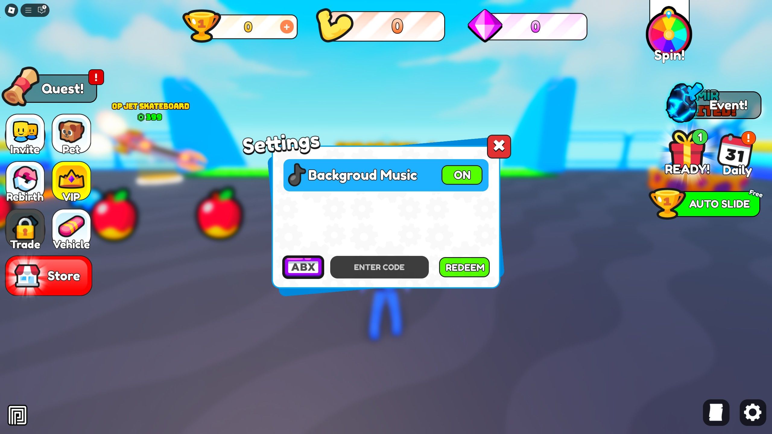 Slide And Fly Simulator Codes - Roblox