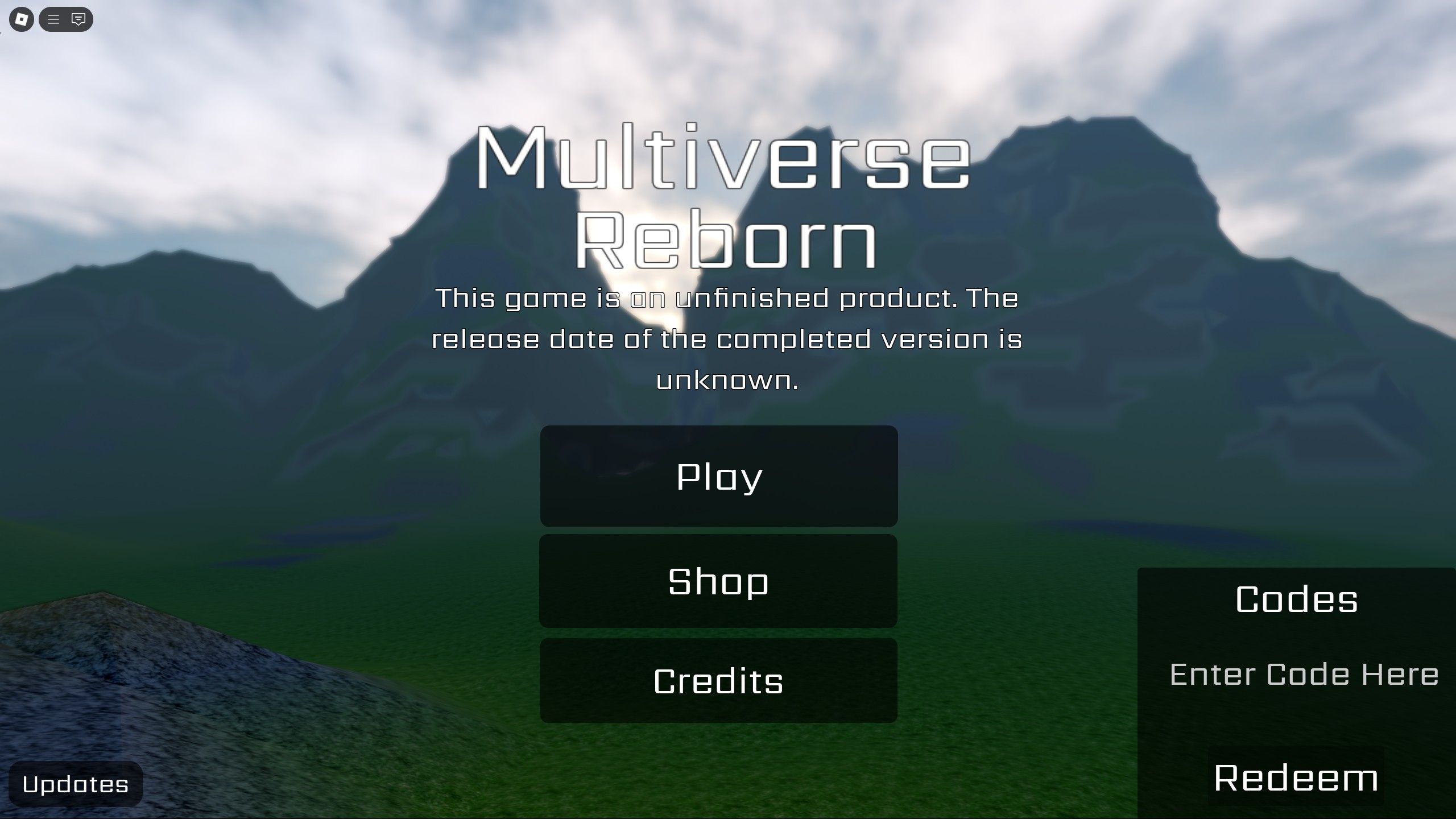 Multiverse Reborn Codes - Roblox