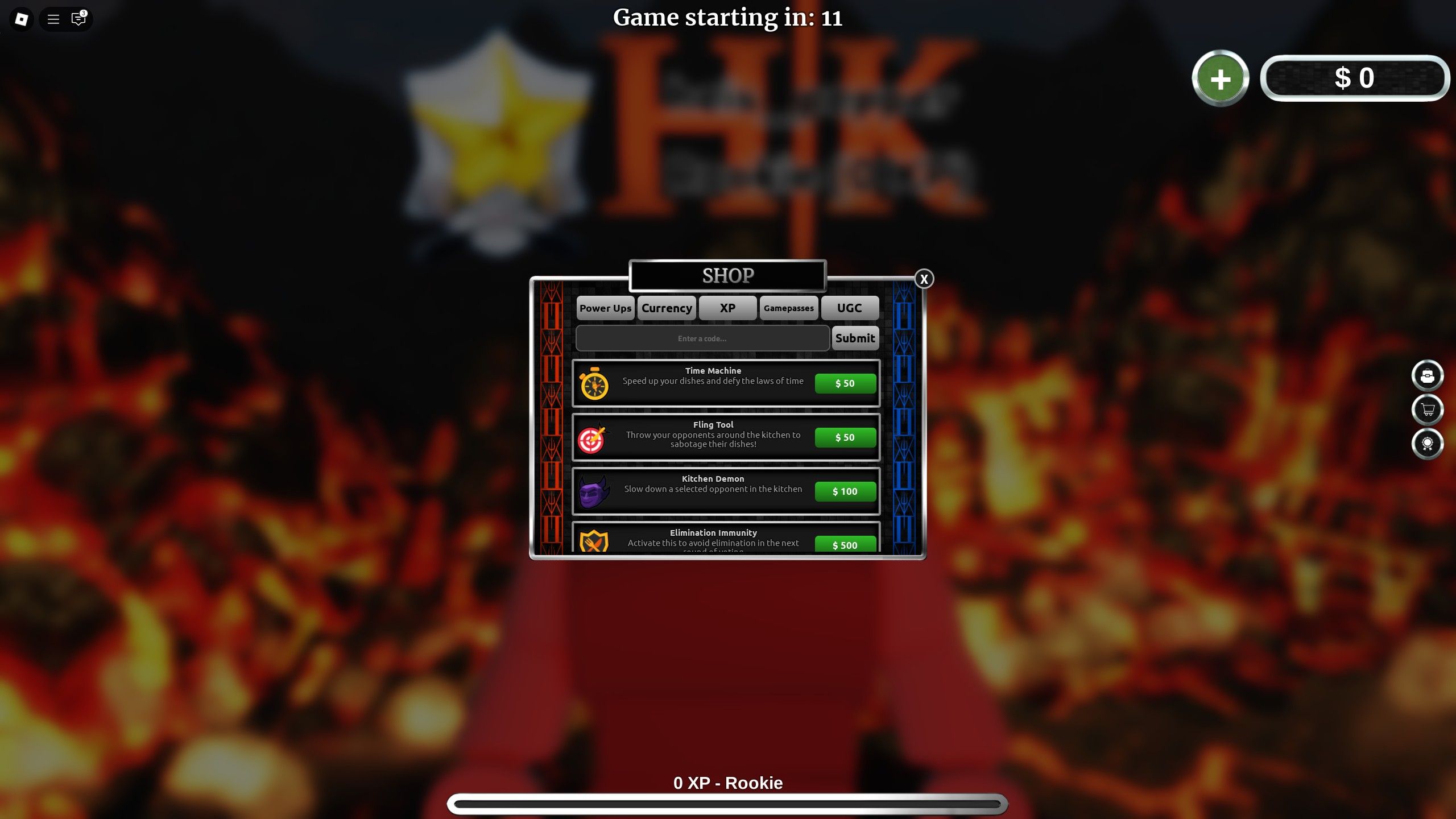 Hell's Kitchen Codes - Roblox