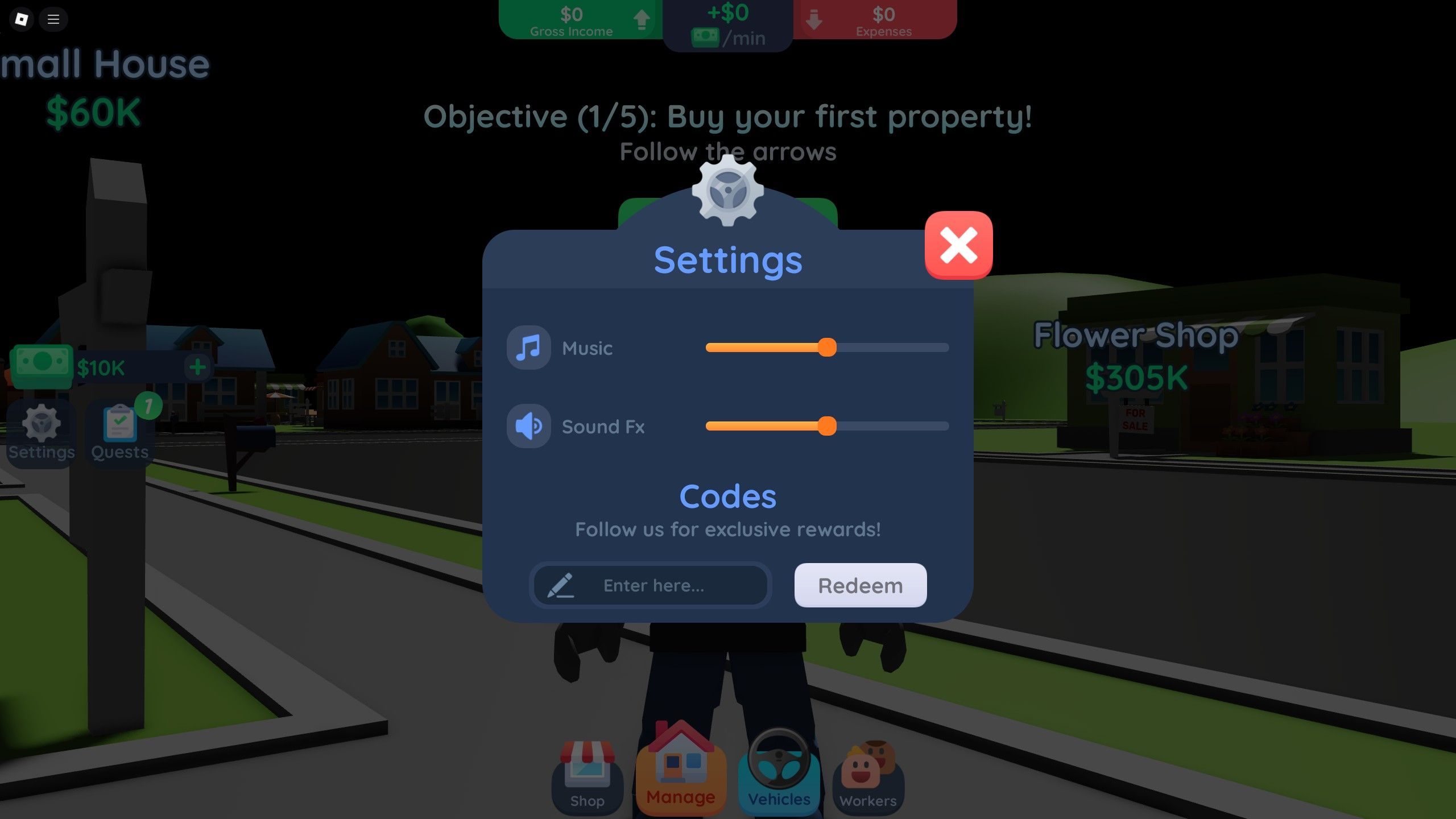 Investor City Codes - Roblox