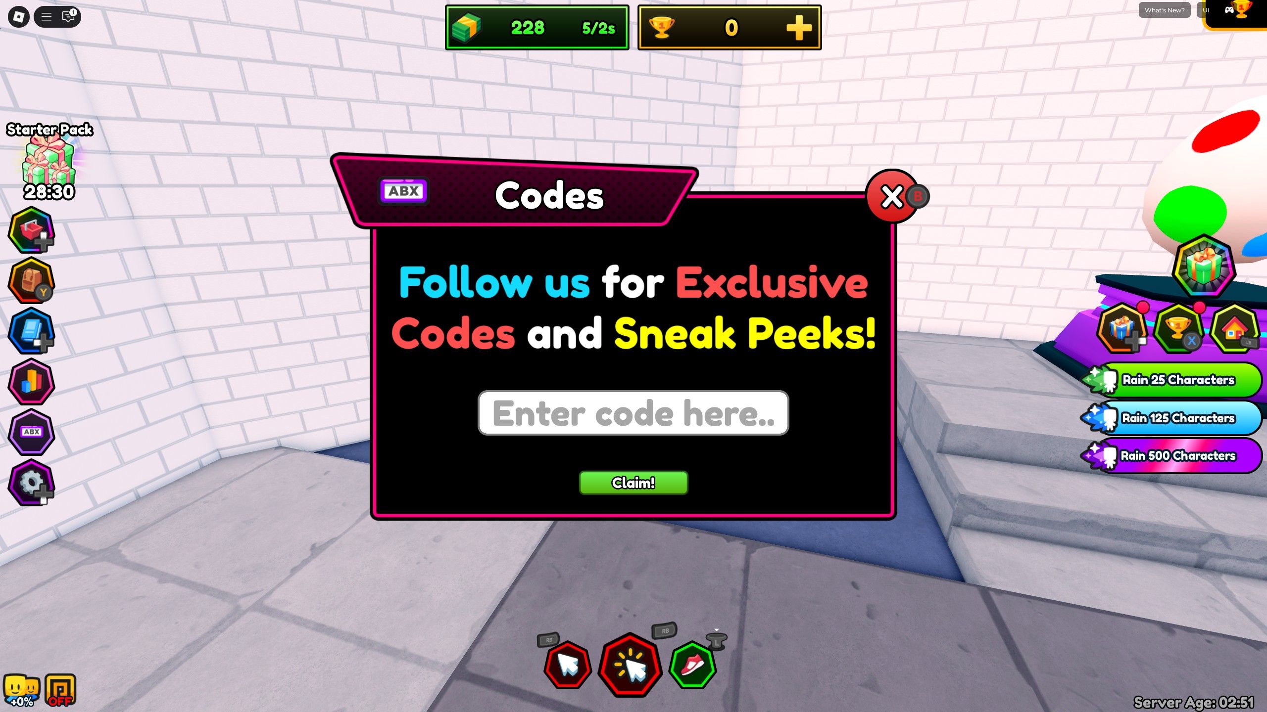 Squid Game Merge Codes - Roblox