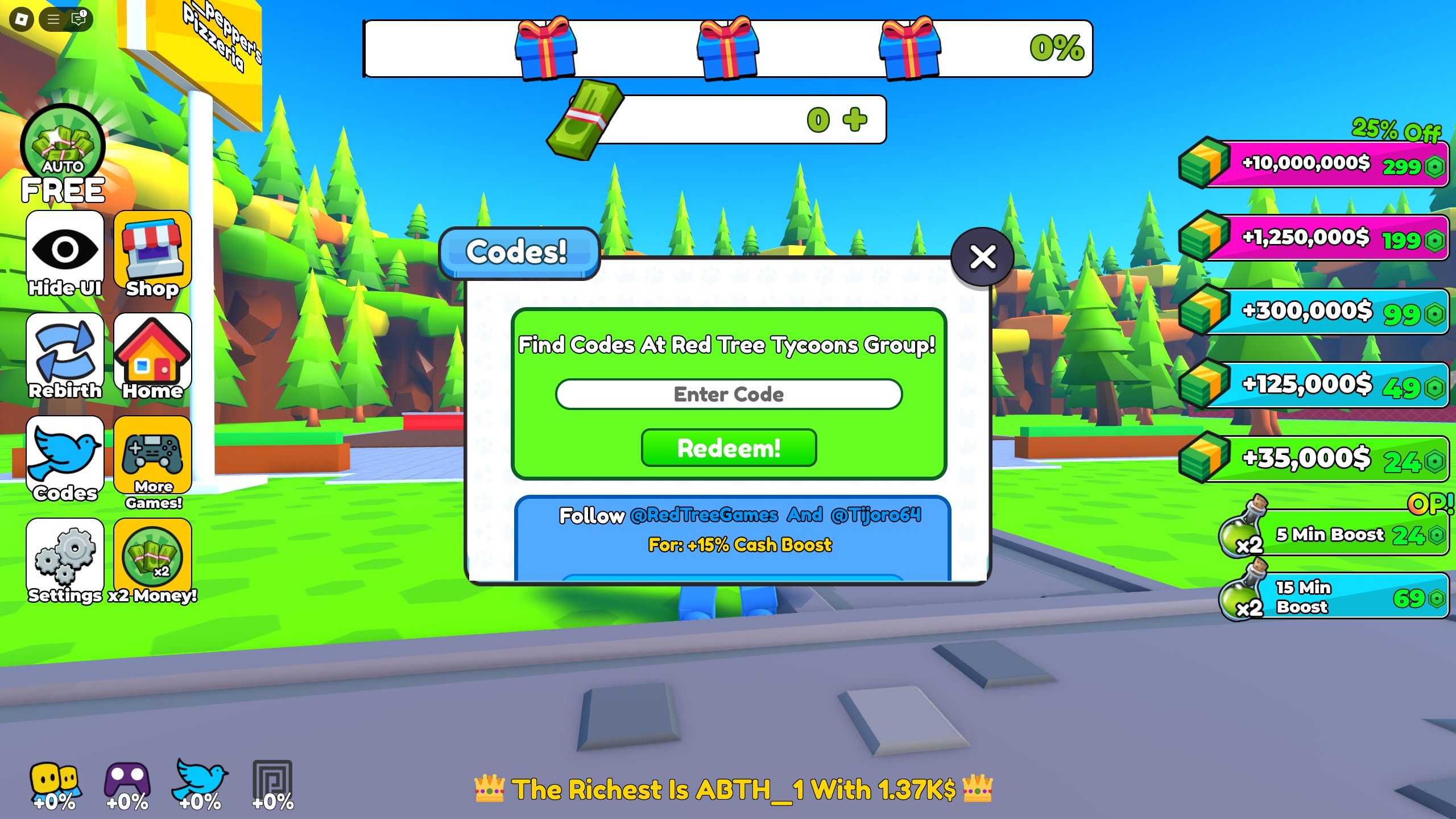 Sandwich Restaurant Tycoon Codes - Roblox