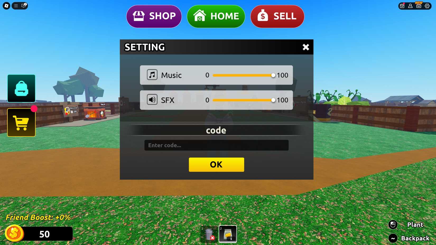 Grow Your Farm Codes - Roblox