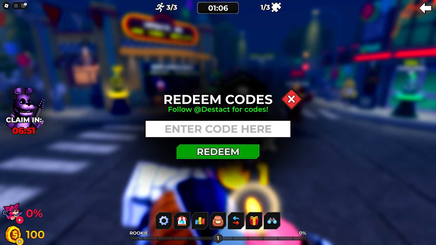 Animatronic Nights Codes - Roblox