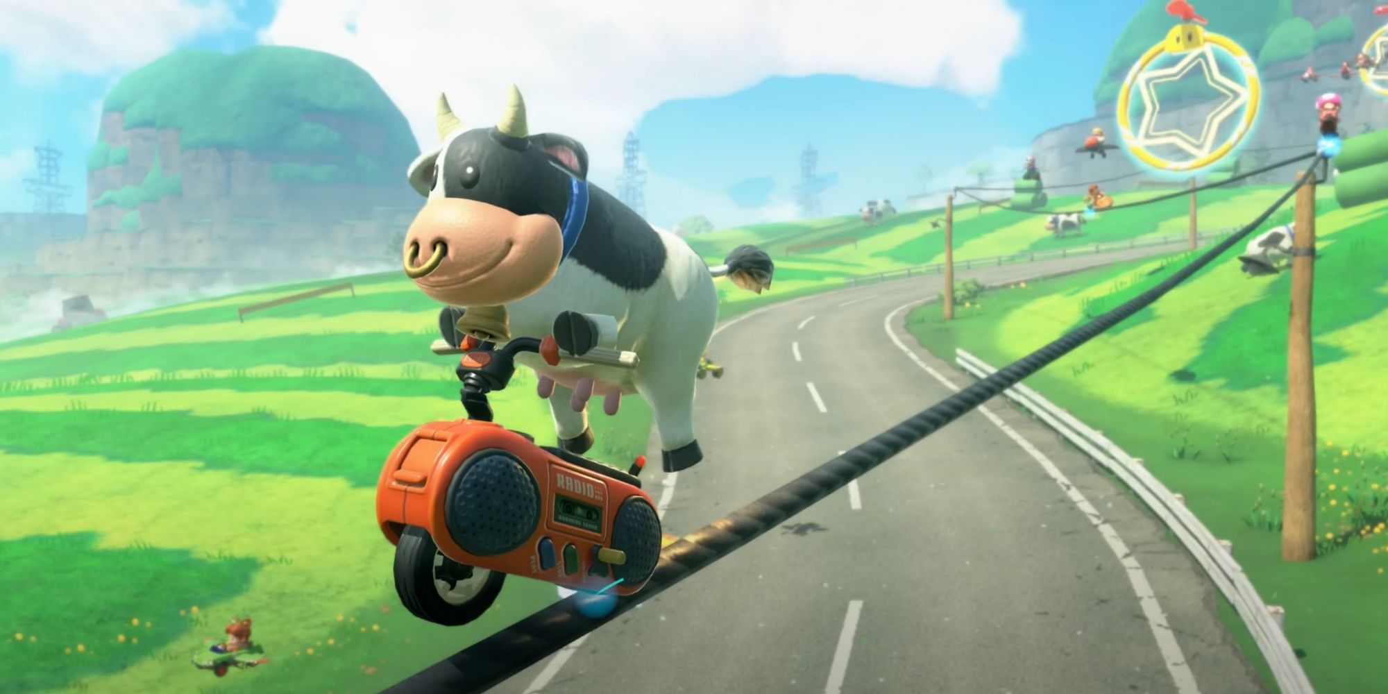 Mario Kart World's Moo Moo Meadows Cow Was Added Because Of A Silly Sketch