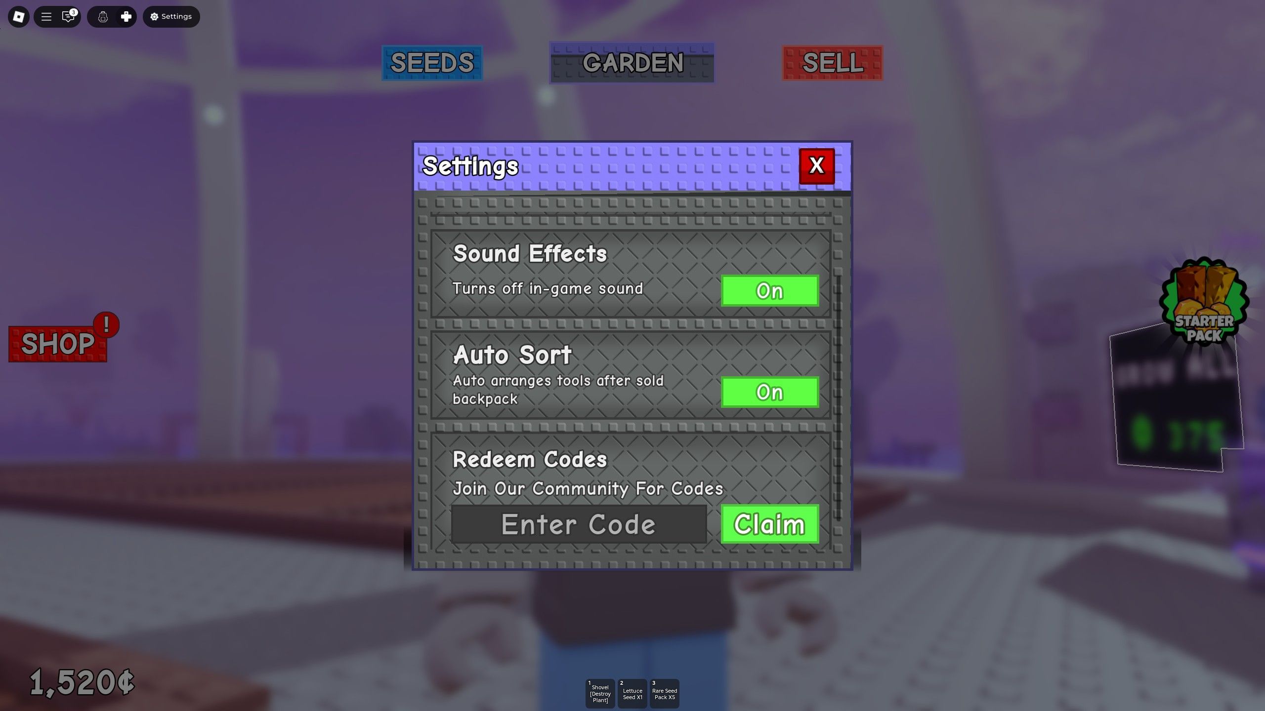 Grow A Space Garden Codes - Roblox