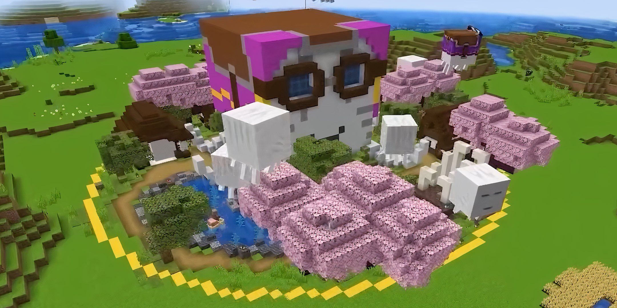 Kawaii Minecraft Ghast Build