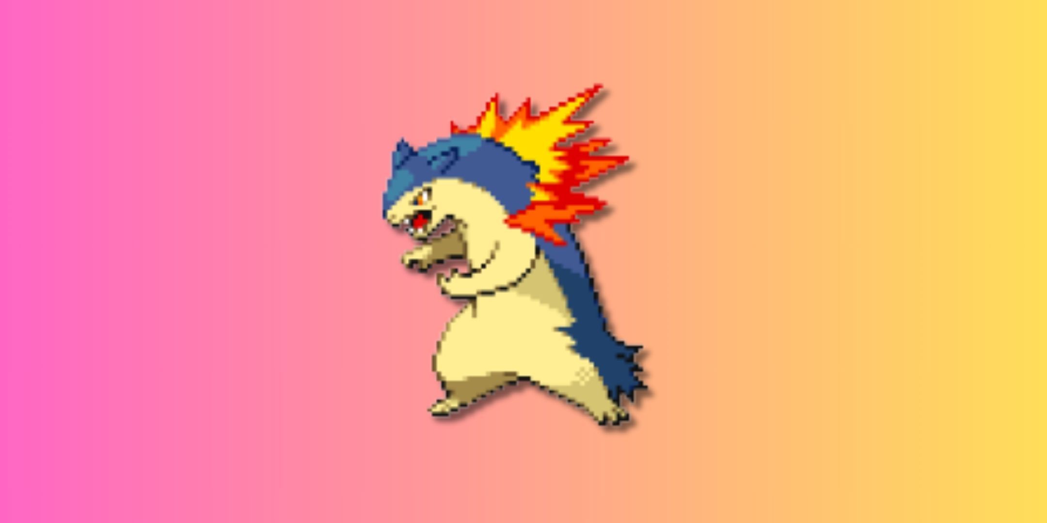 Animated Typhlosion Sprite
