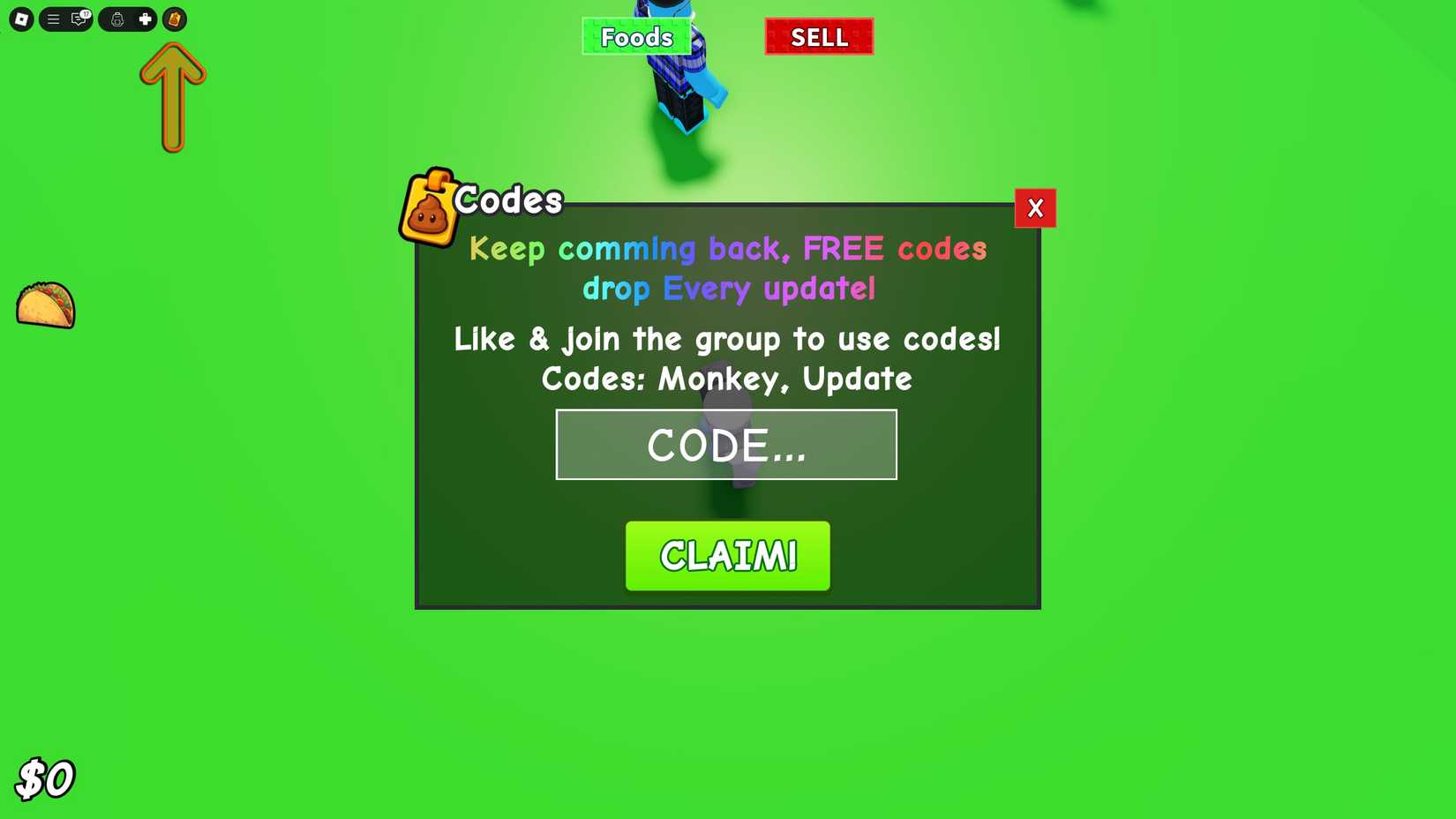 Drop A Poop Codes - Roblox