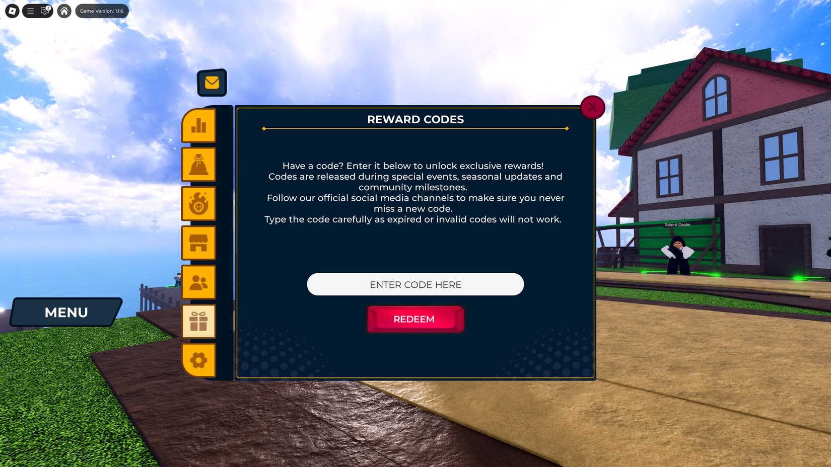 Vox Seas Codes - Roblox