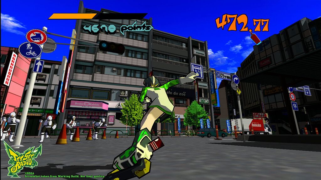 Jet Set Radio Remake Gameplay Leaks