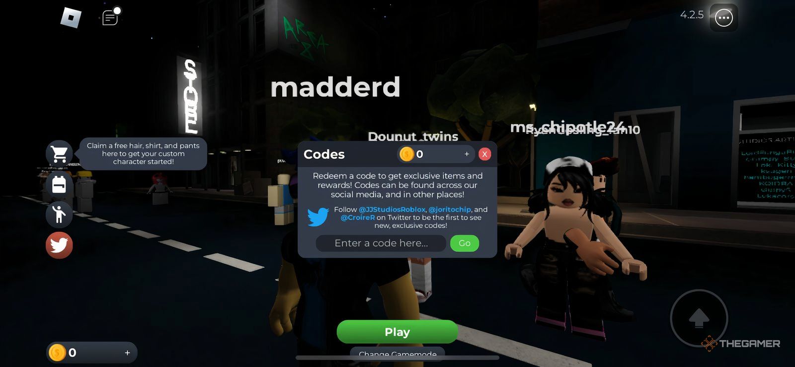 Roblox: Flicker Codes