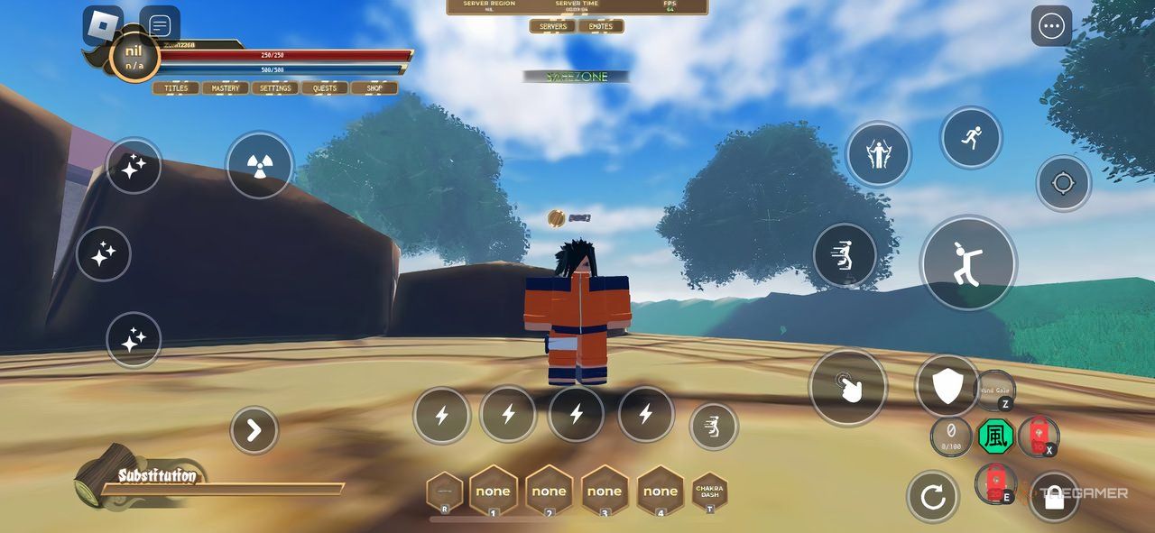 Roblox：Shinobi Battlegrounds代码