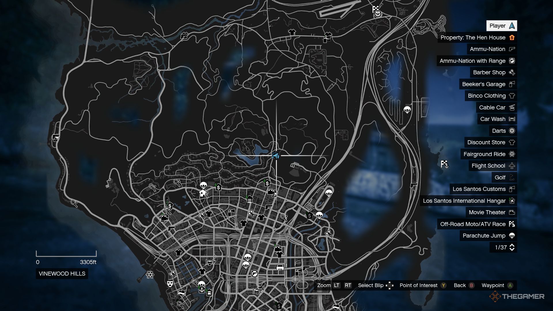 Grand Theft Auto 5 Detailed Map