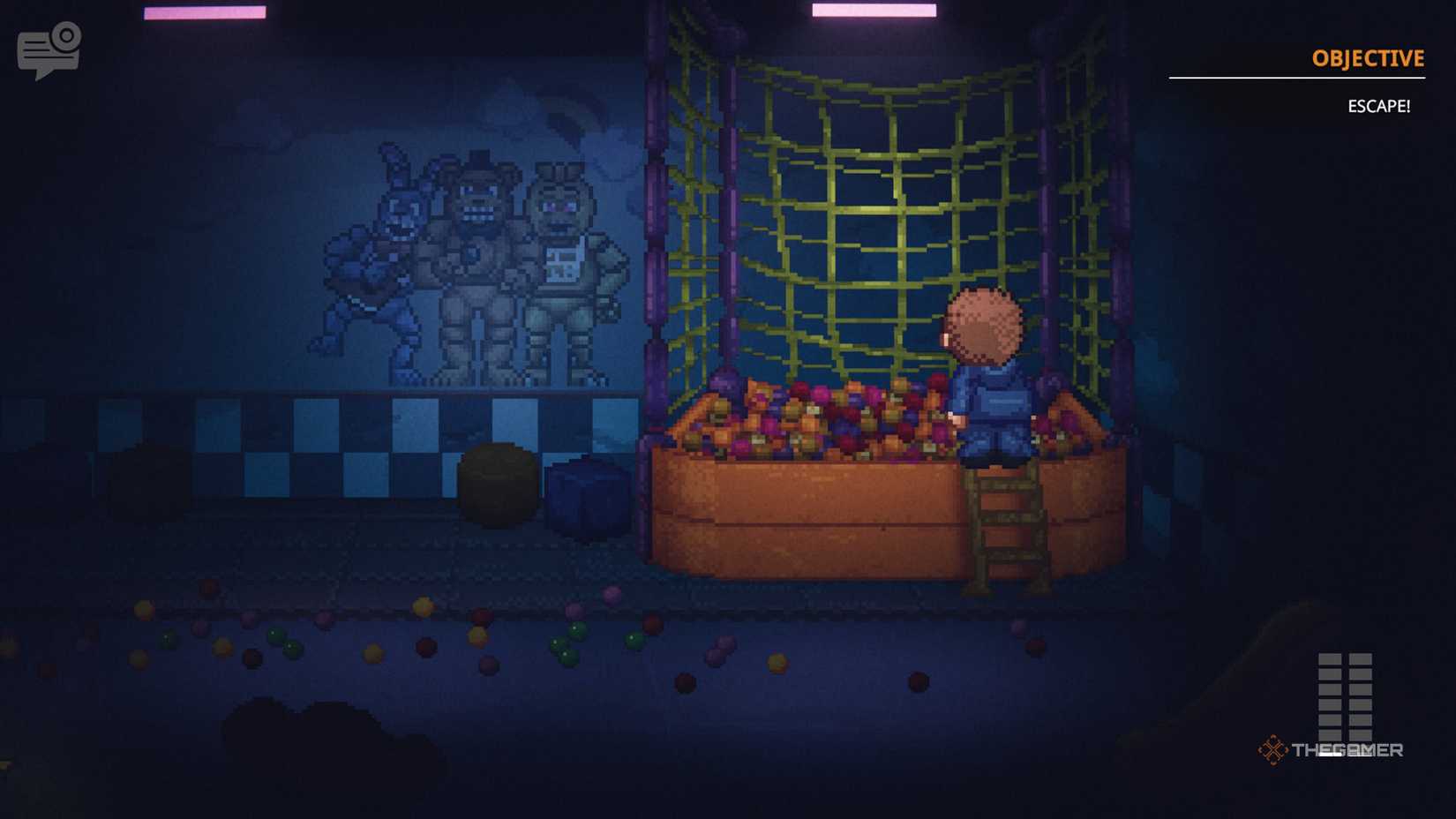 Full Night One Walkthrough For The Five Nights At Freddy's: Into The Pit