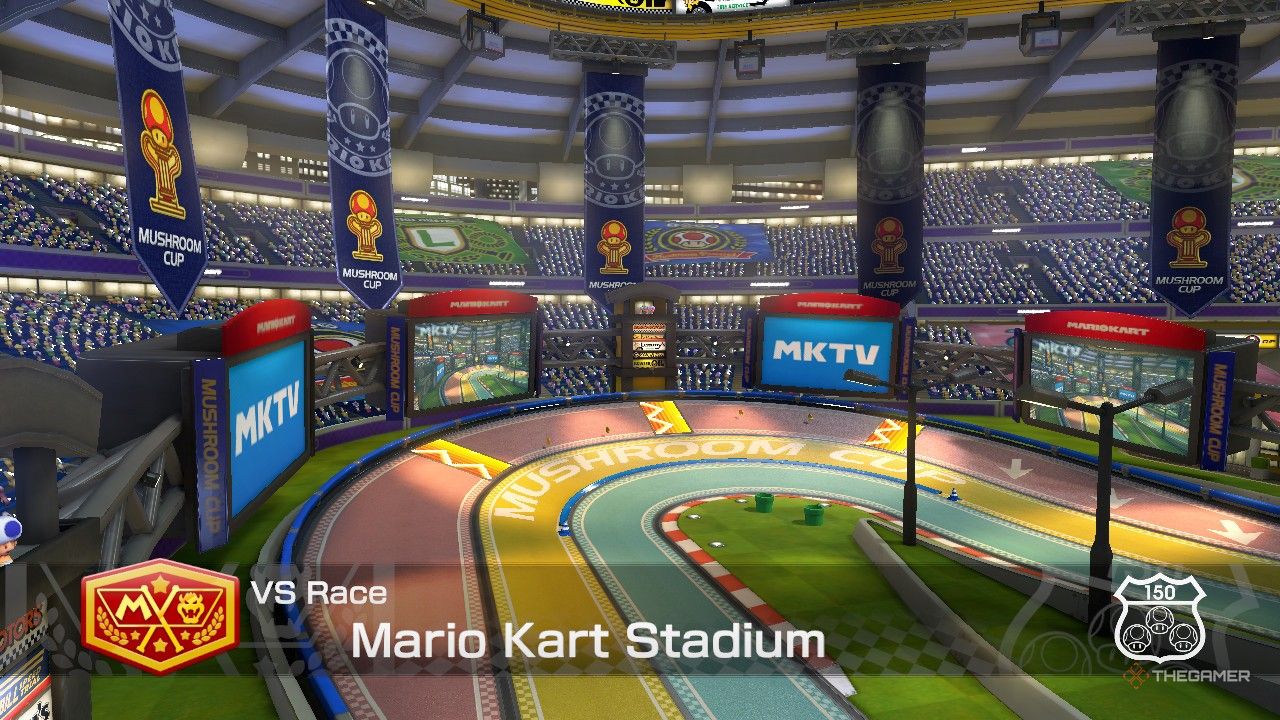 Mario Kart 8 Mario Kart Stadium Map