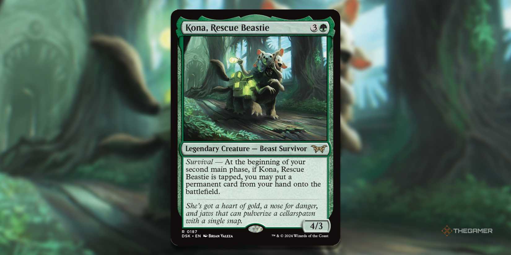 How To Play The Kona, Rescue Beastie Commander Deck In Magic: The Gathering