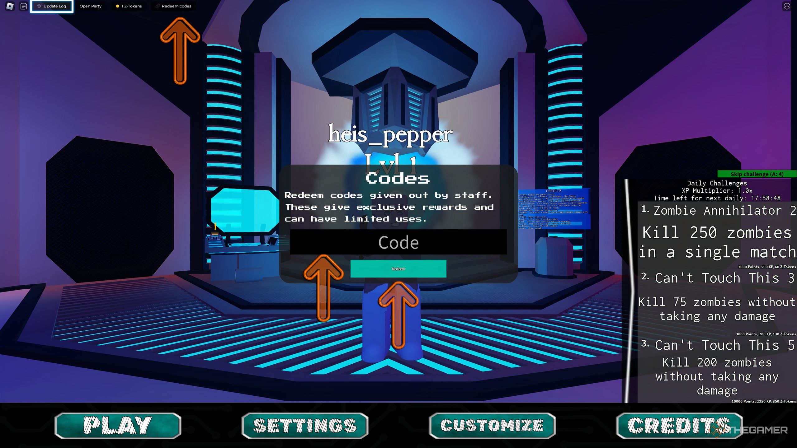 Reminiscence Zombies Codes - Roblox