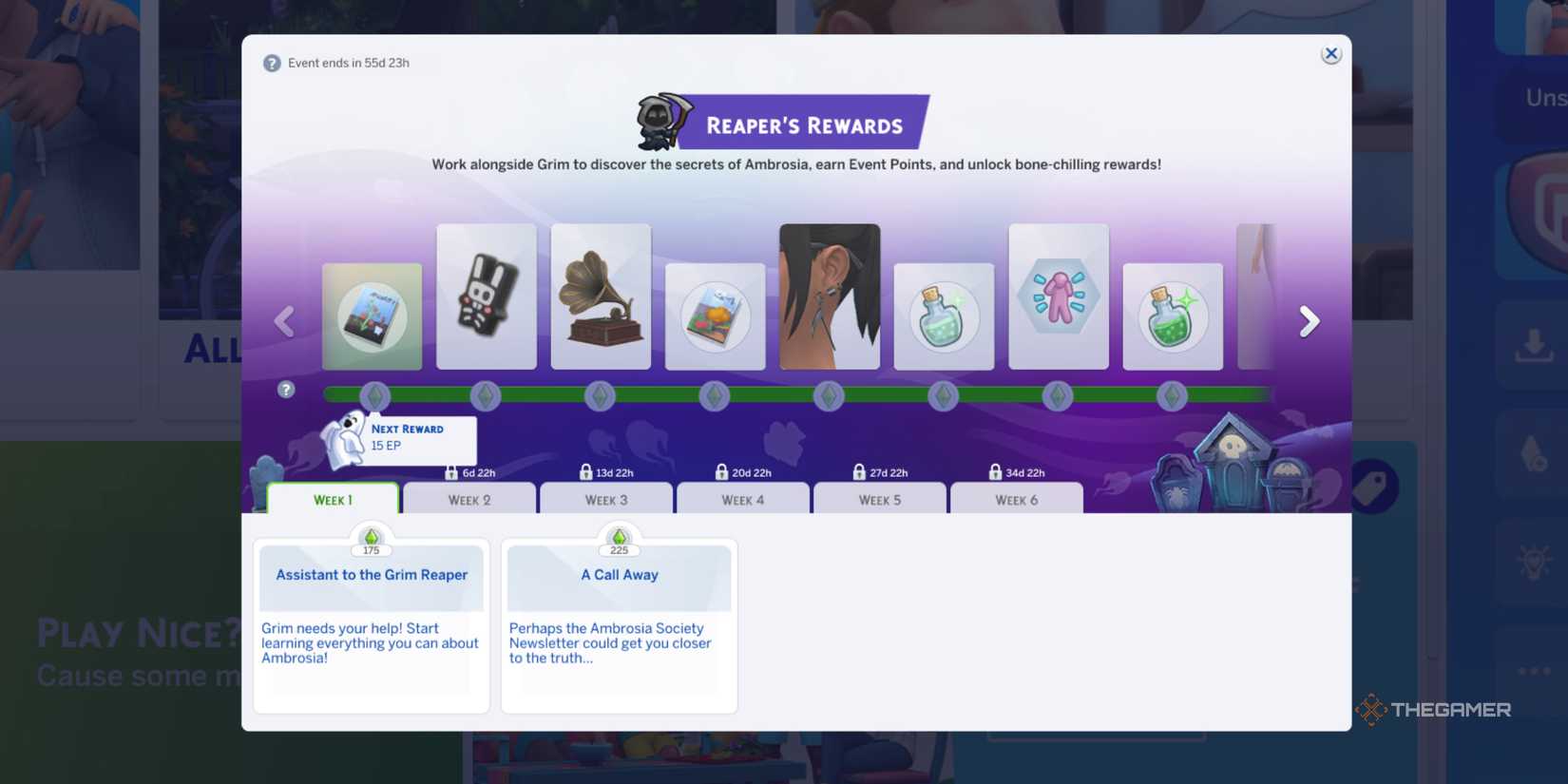 How To Complete The Reaper Rewards Event In The Sims 4