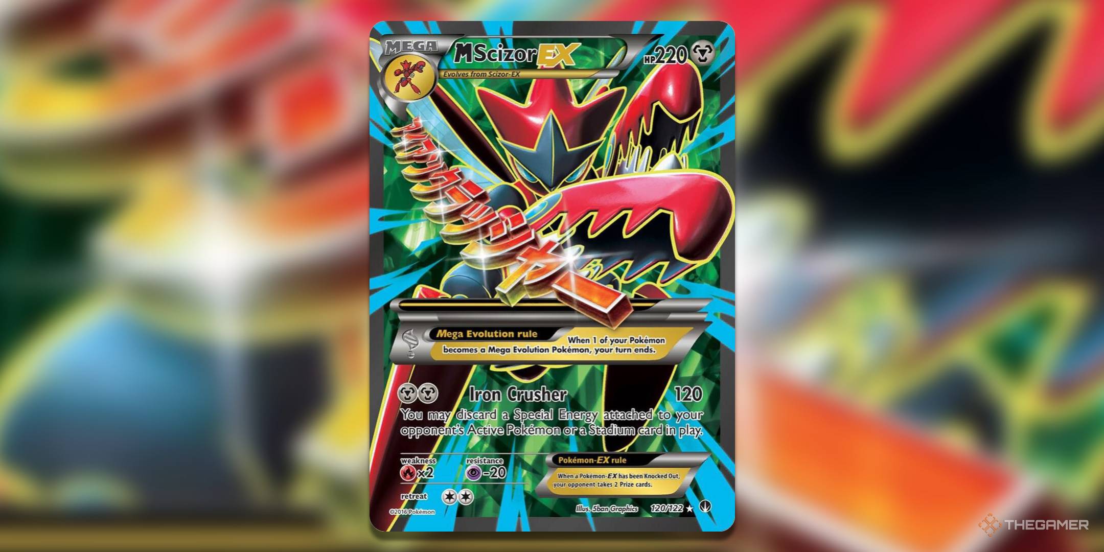 mega scizor card