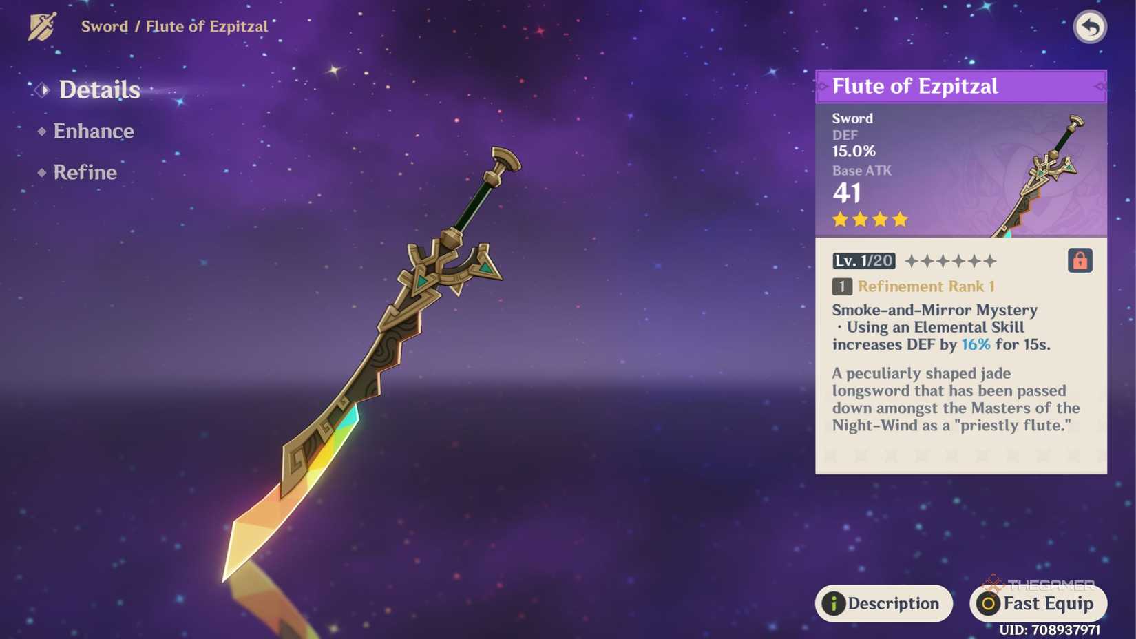 The Best Swords For Xilonen In Genshin Impact