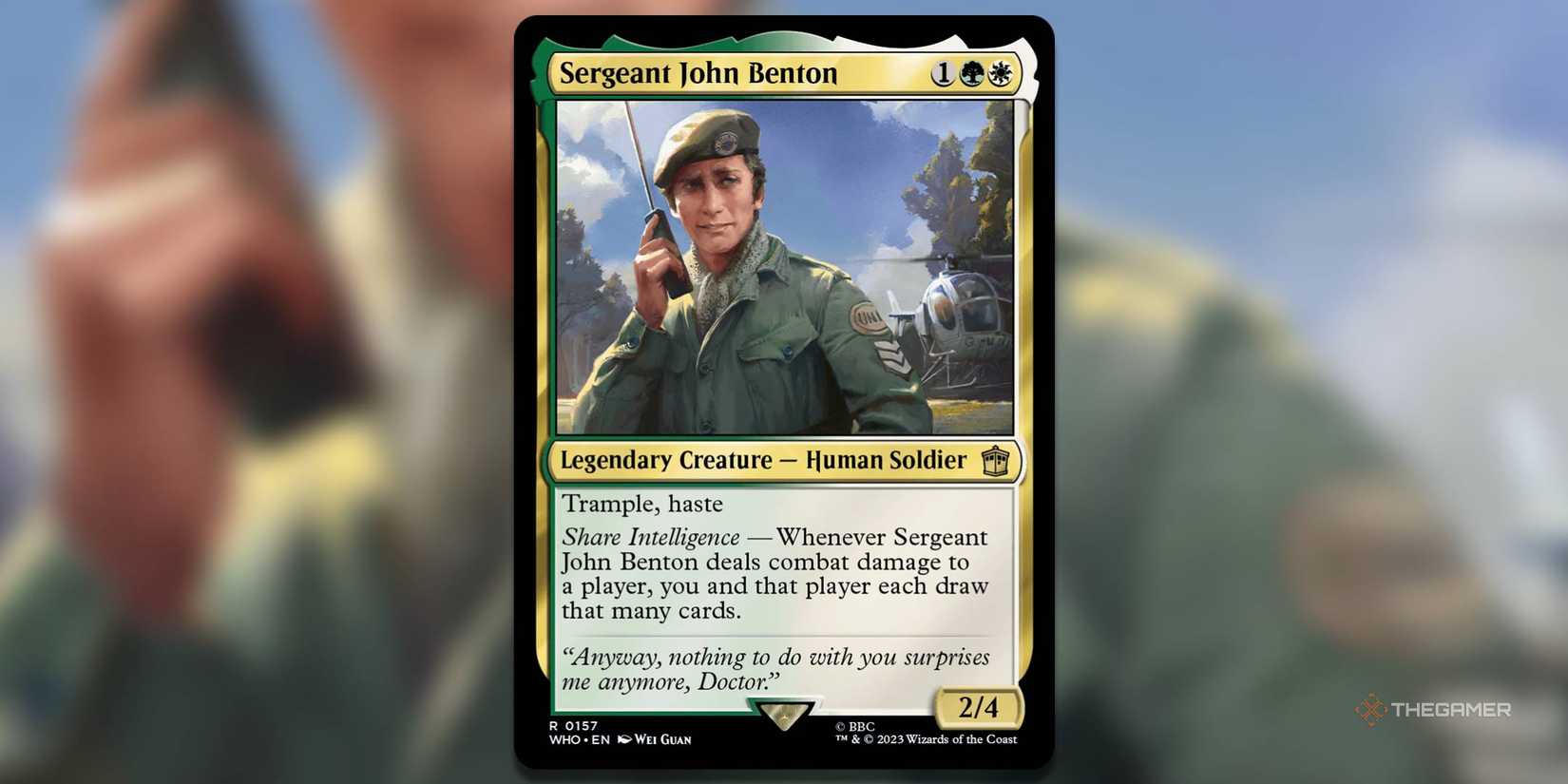 Sergeant John Benton Commander Deck Guide - MTG