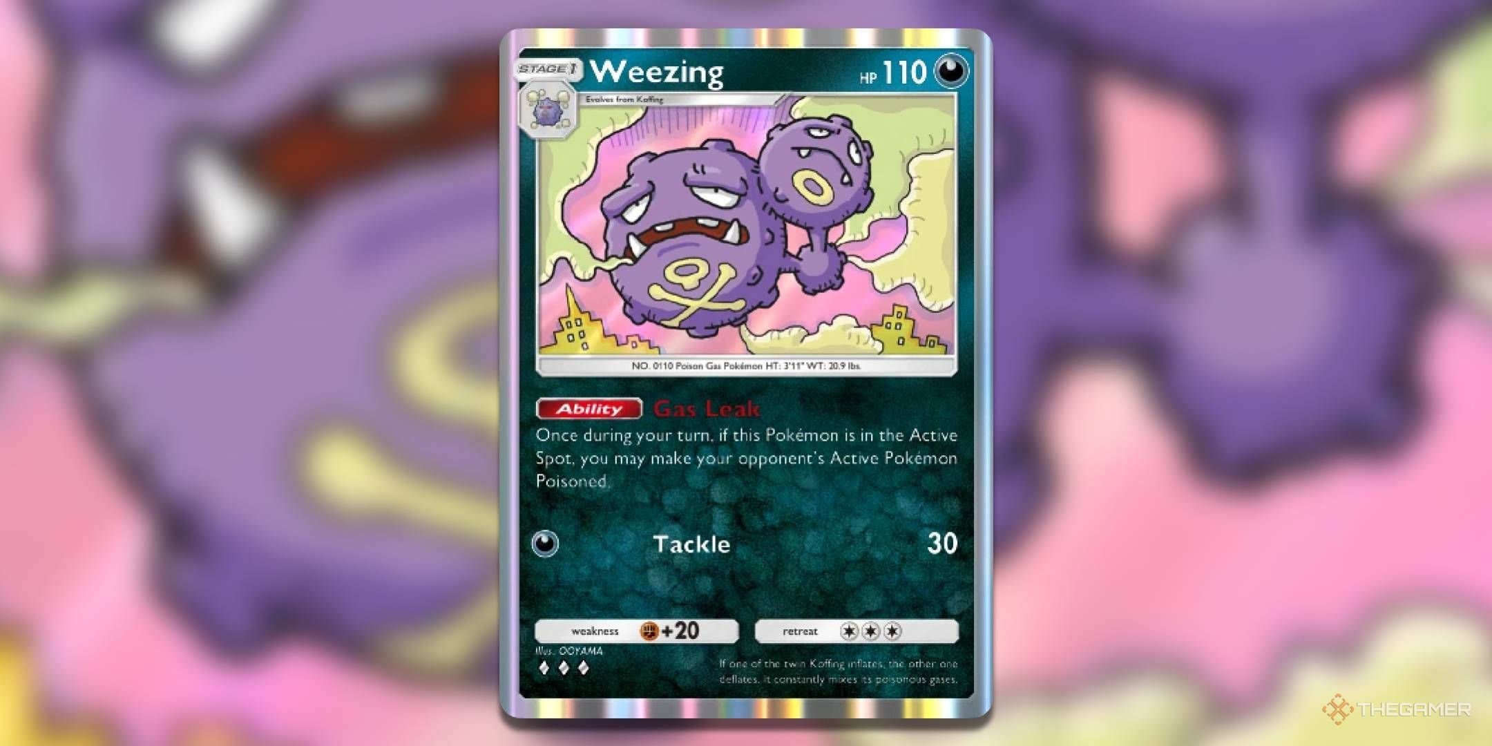 Weezing Pokemon Tcg Dark Type