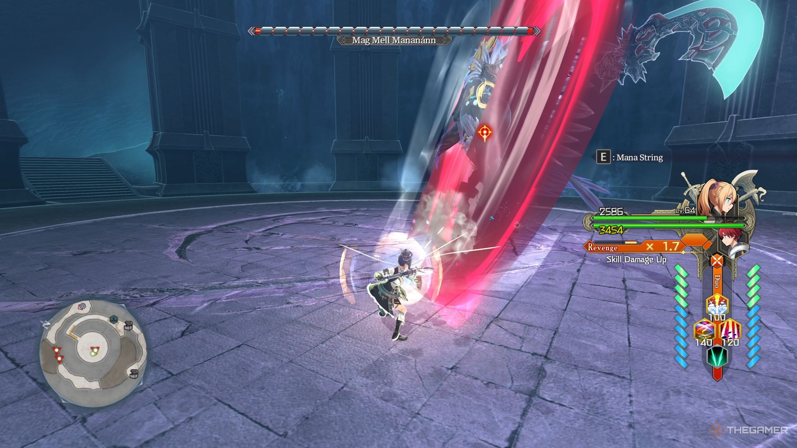 How To Beat Mag Mell Mananann In Ys X: Nordics