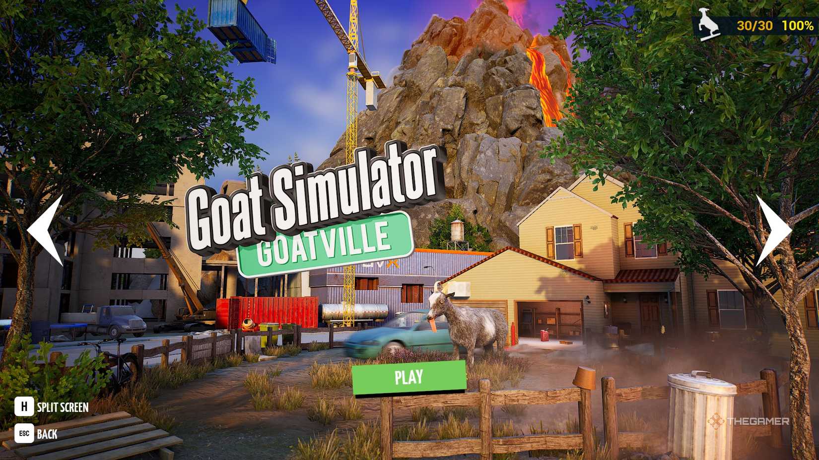 Where To Find All Trophies In The GoatVille Level In Goat Simulator